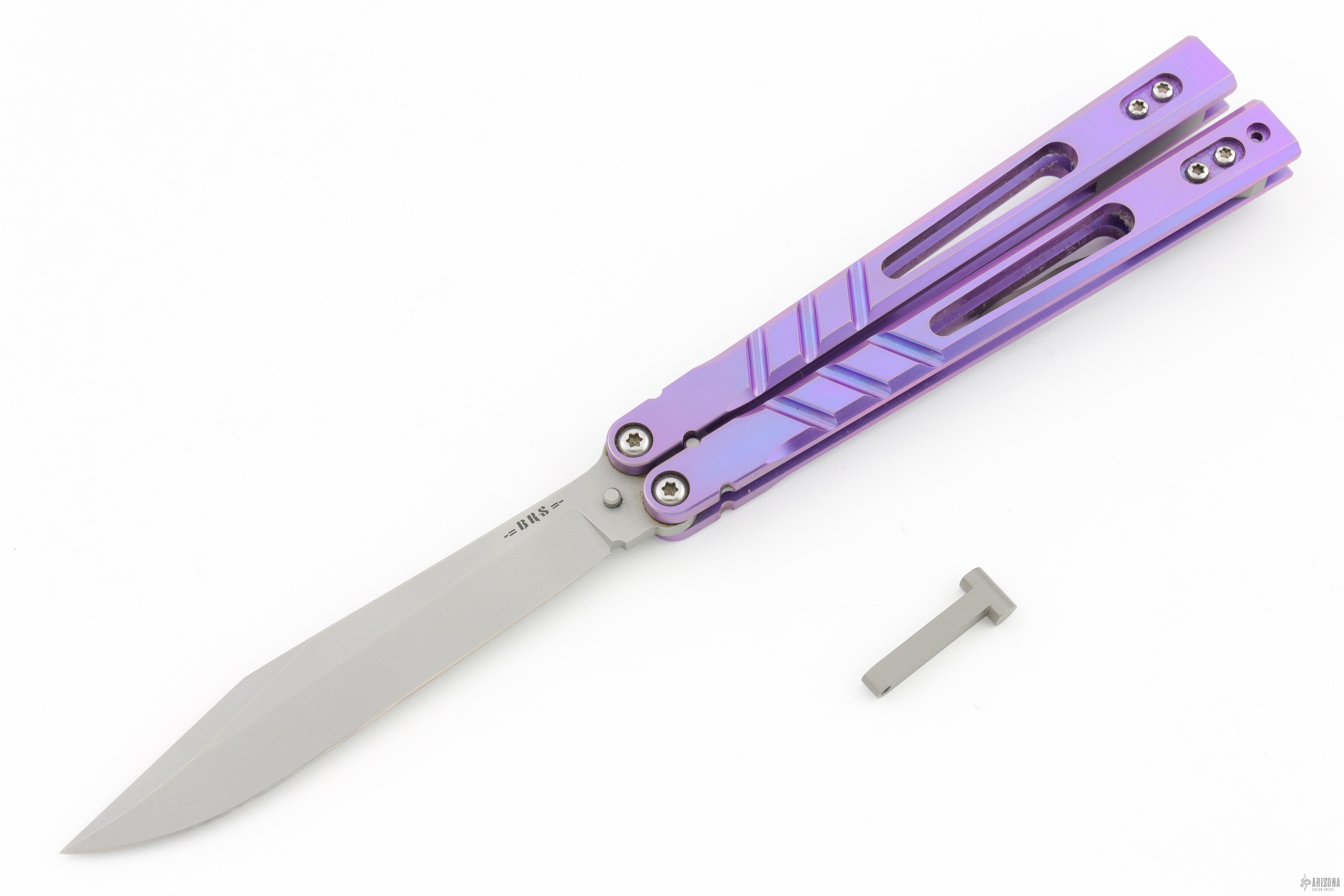 Alpha Beast Balisong 3.0 Premium Purple - Arizona Custom Knives