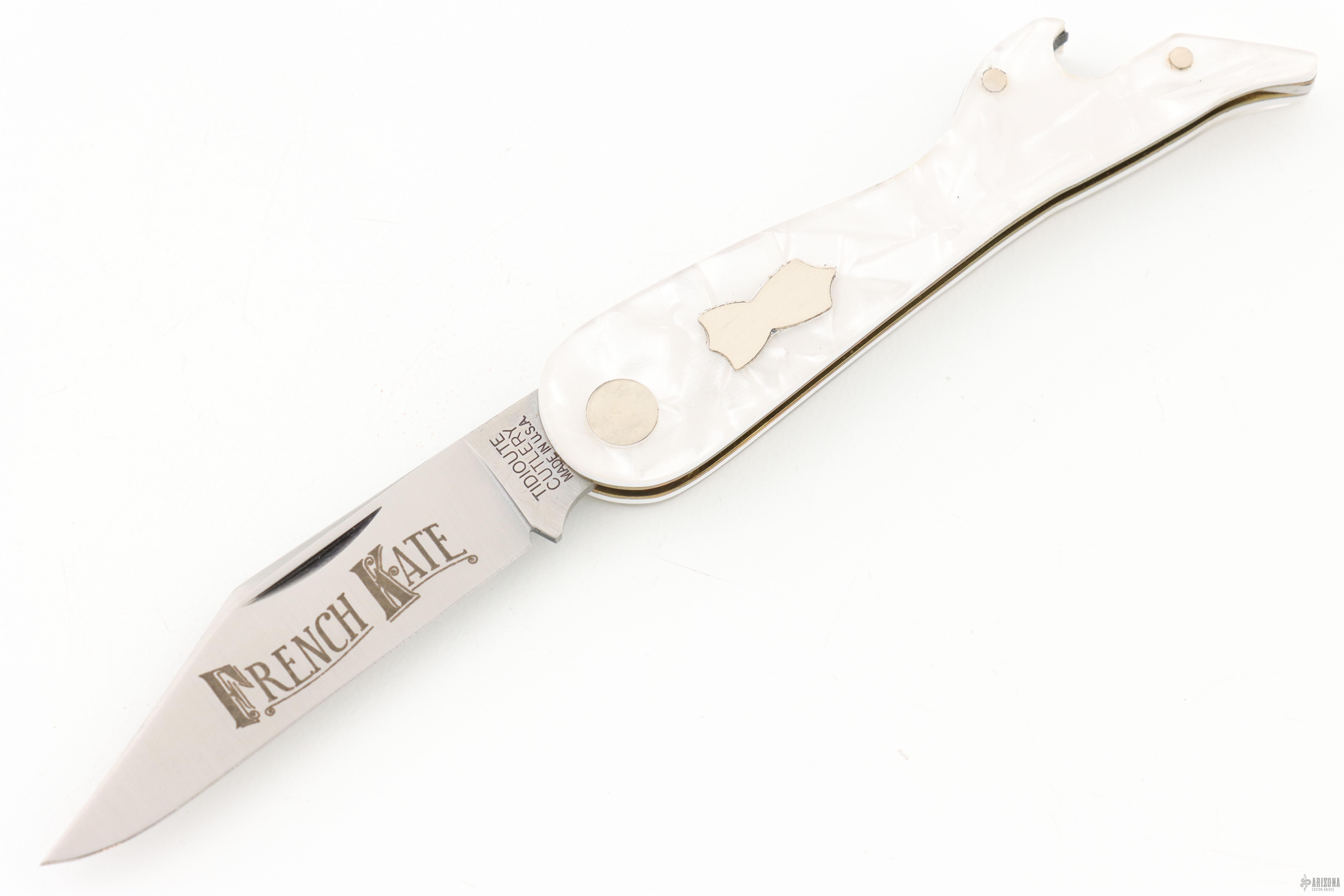 281115 French Kate Pearl Acrylic - Arizona Custom Knives
