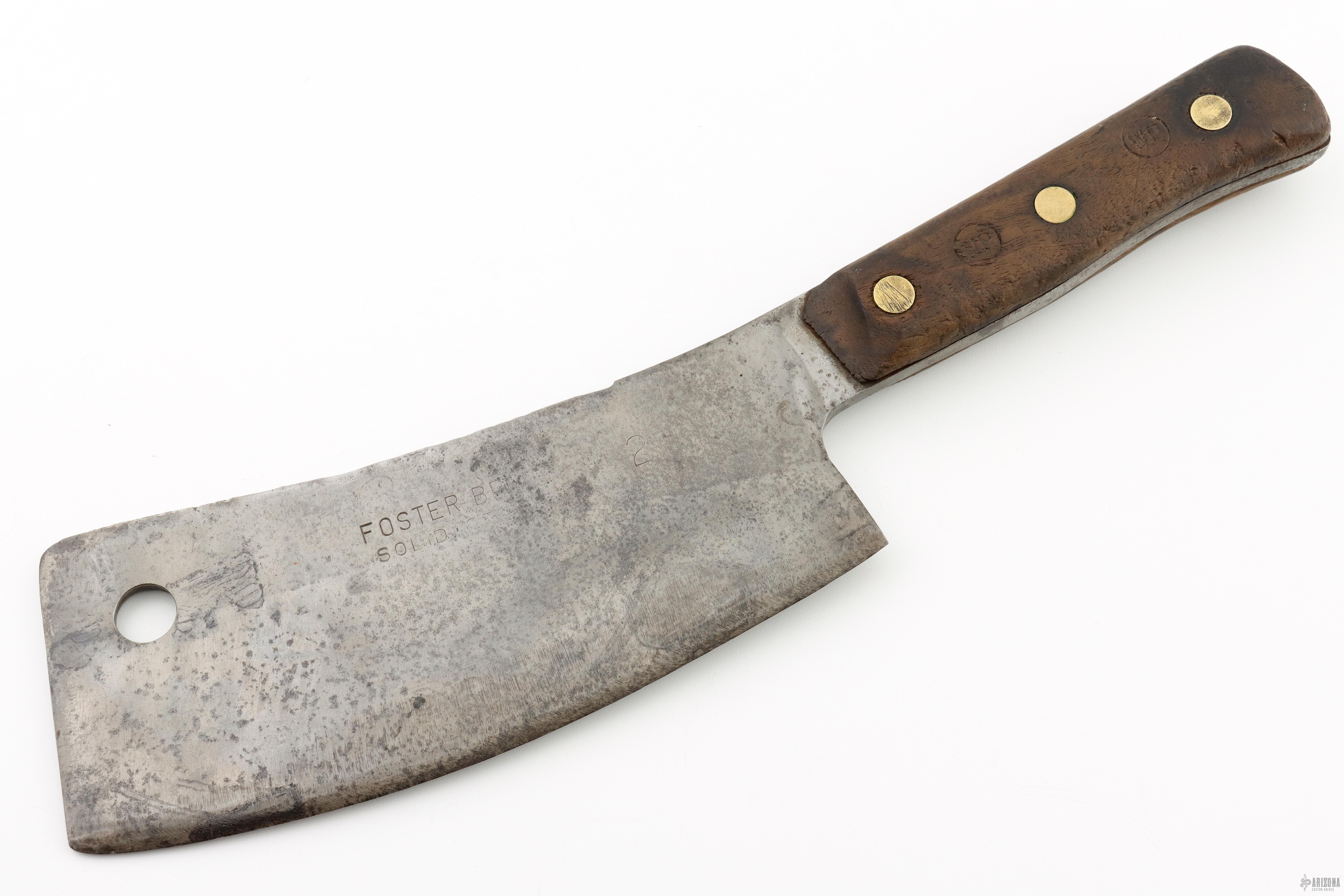 #2 Solid Steel Meat Cleaver - Arizona Custom Knives
