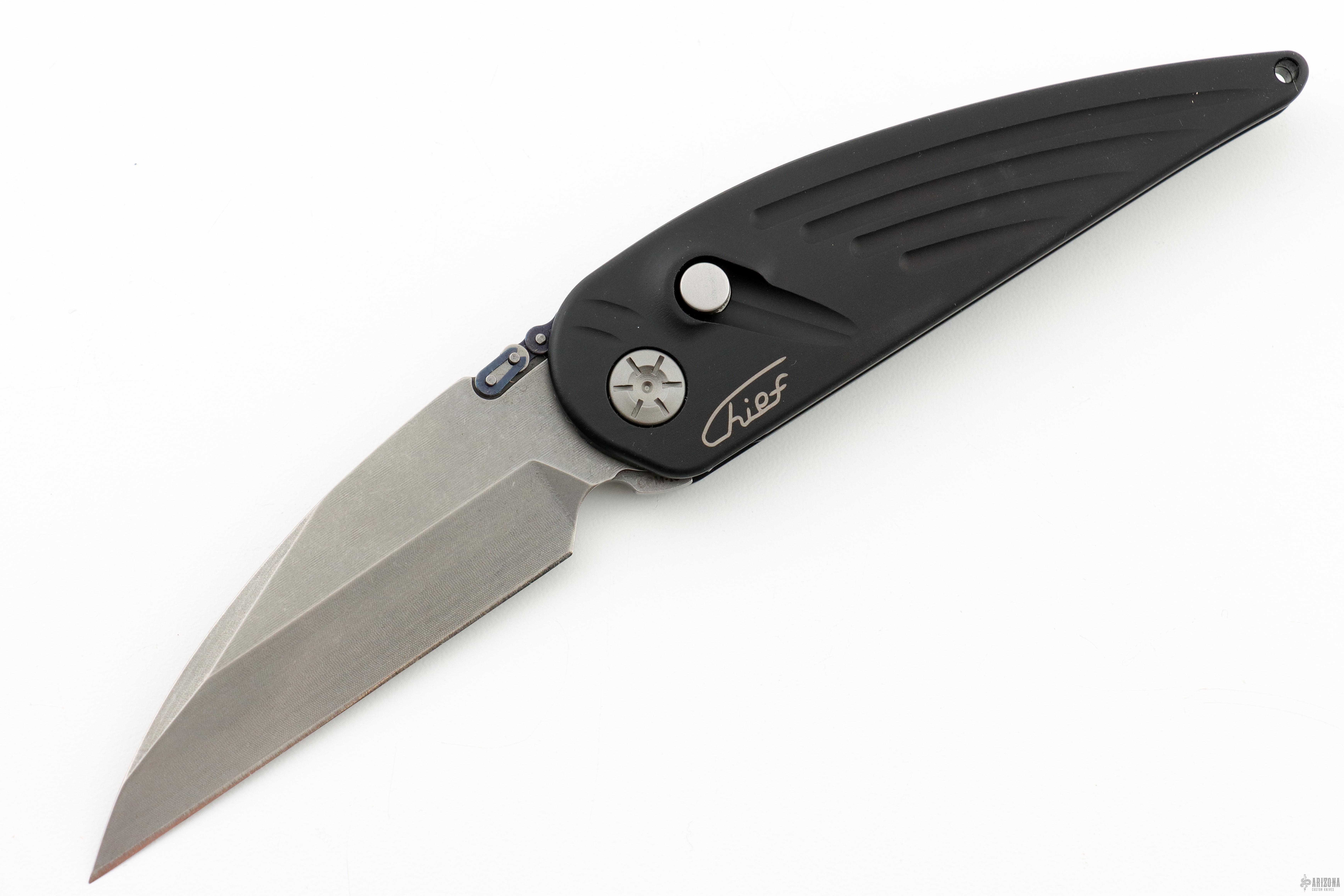 MRX-CHIEF - Stonewashed and Black - Arizona Custom Knives