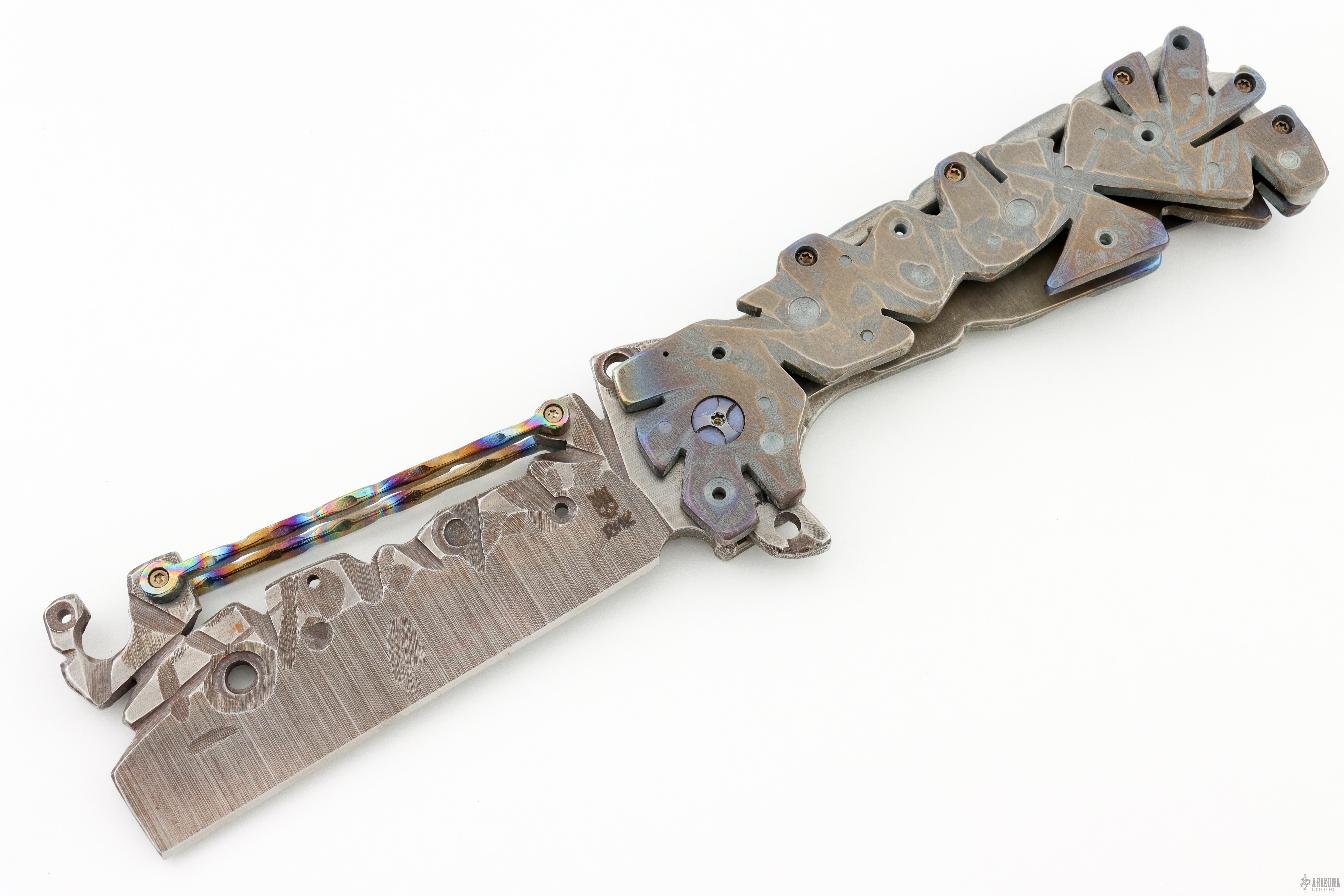 Fat Bastard Folding Sword - Skeletonized - Arizona Custom Knives