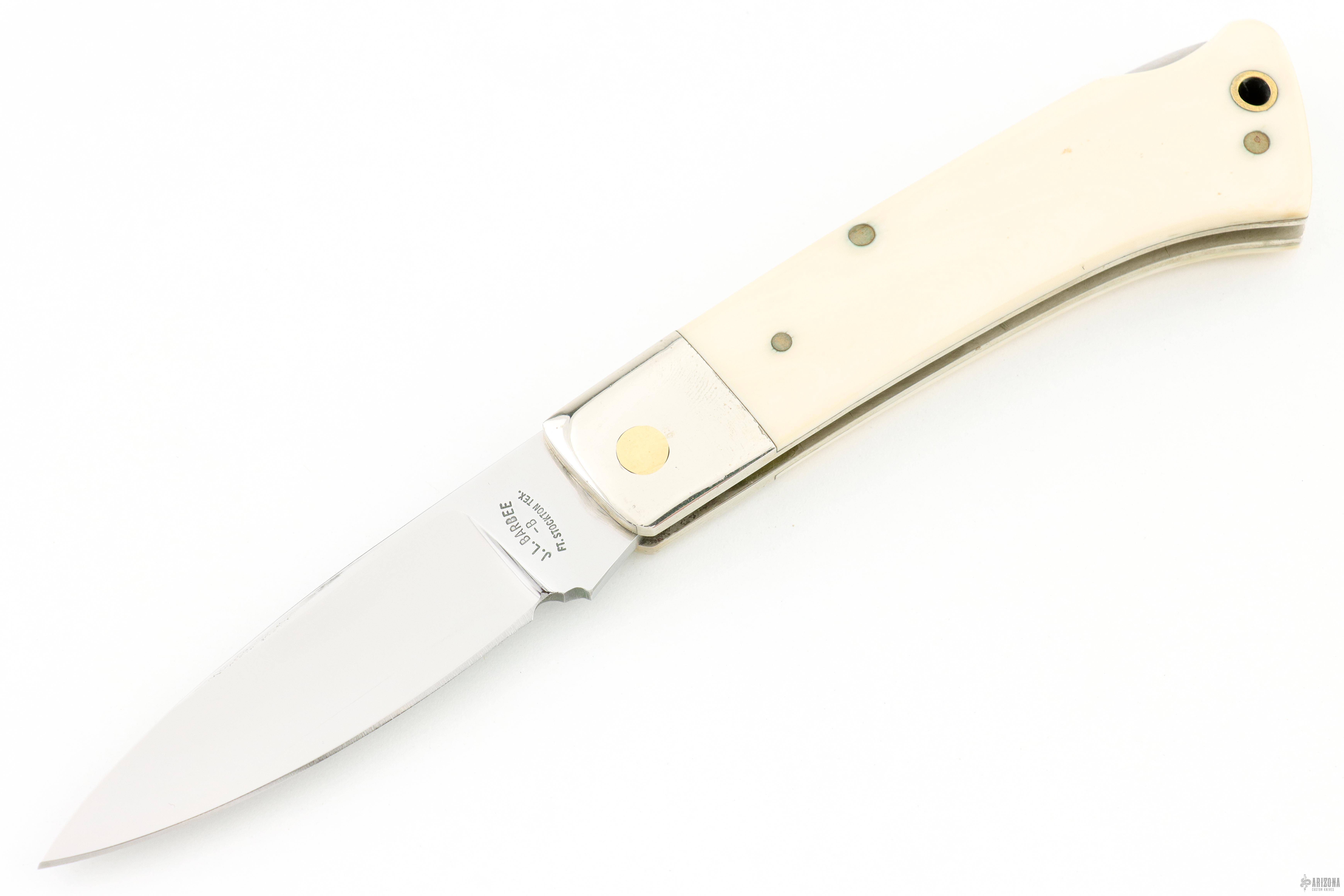Mammoth Ivory Lockback - Arizona Custom Knives