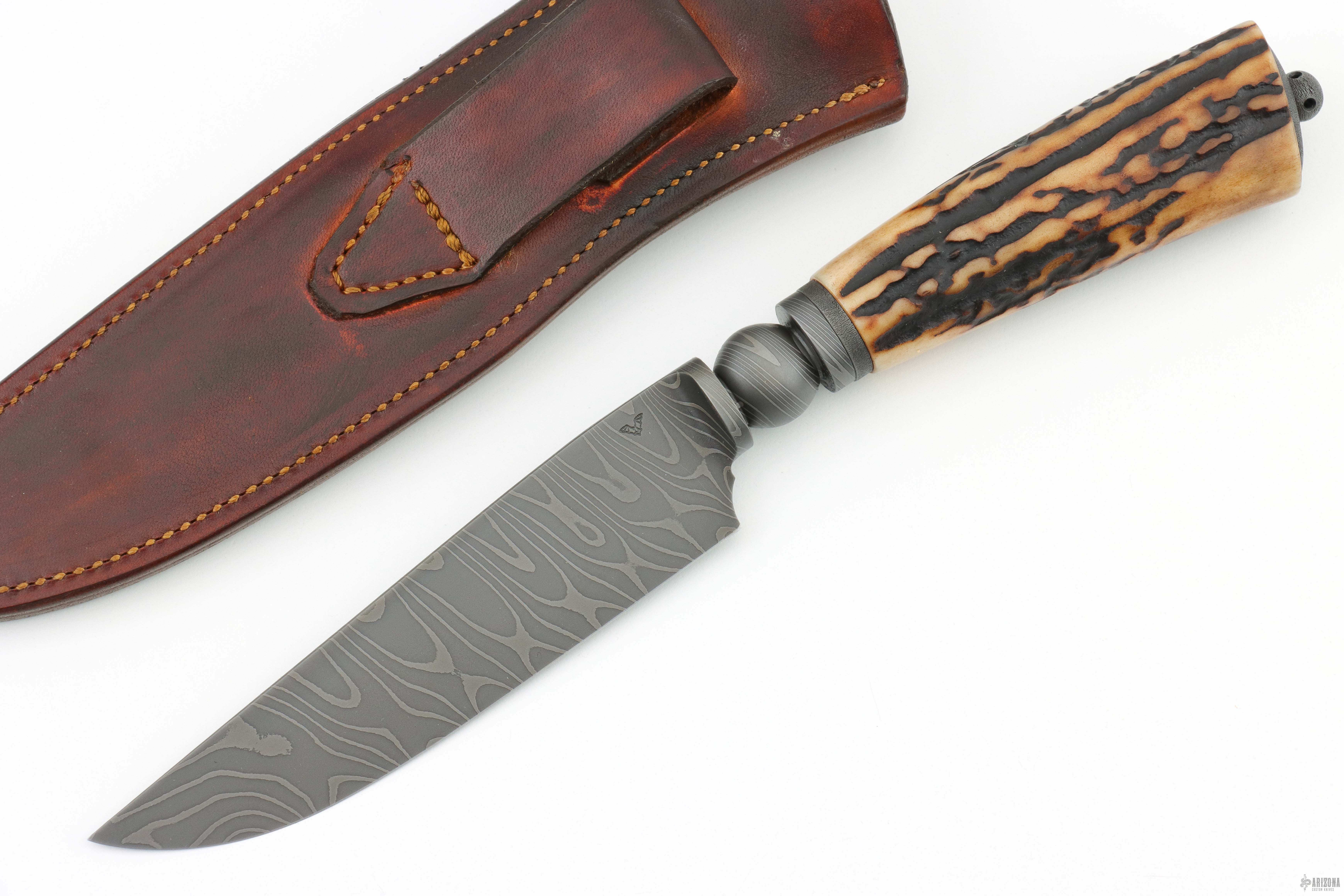 Stag "Ball" Integral - Arizona Custom Knives