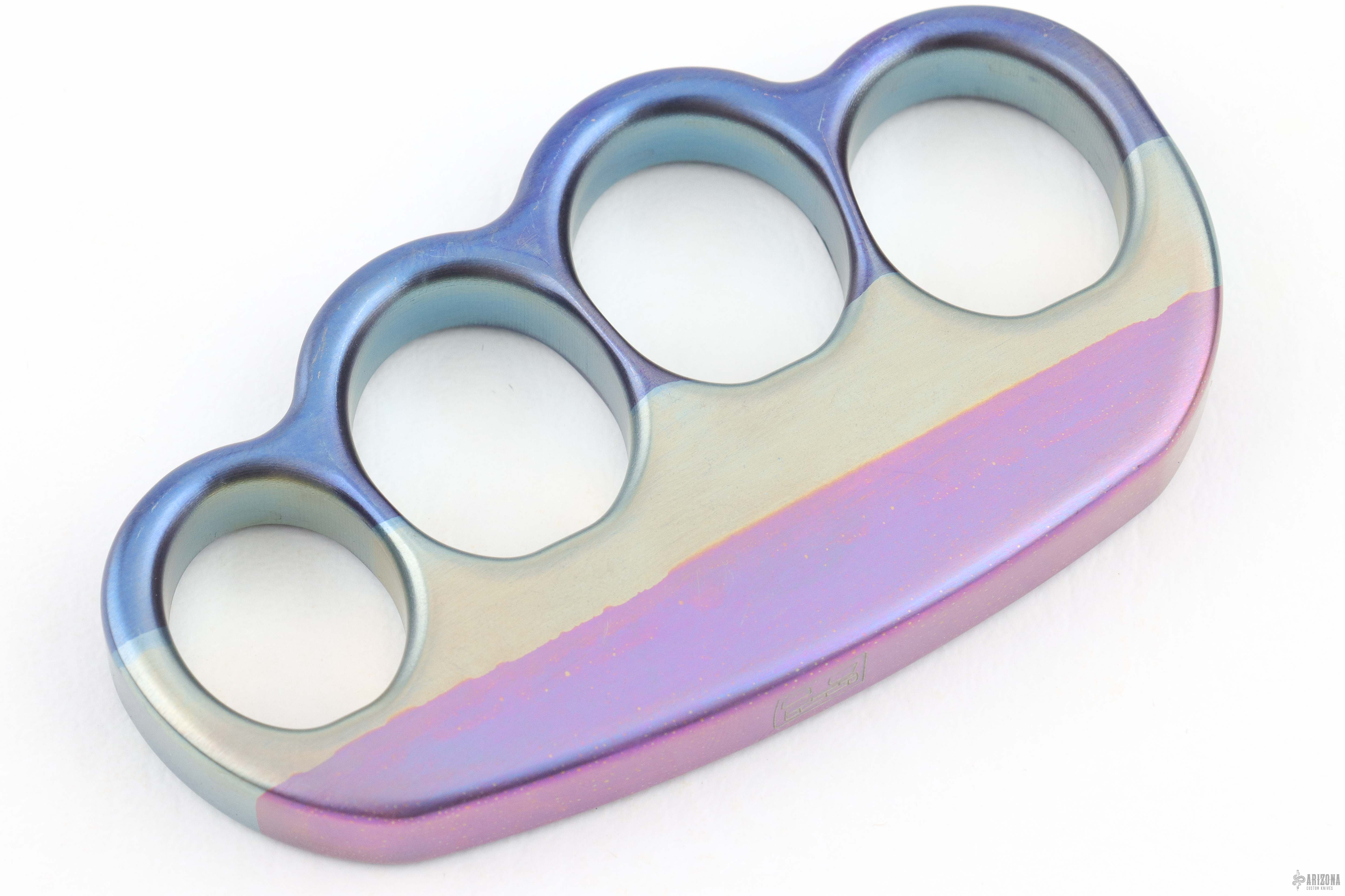Titanium Knuckles - Tri-Color - Arizona Custom Knives