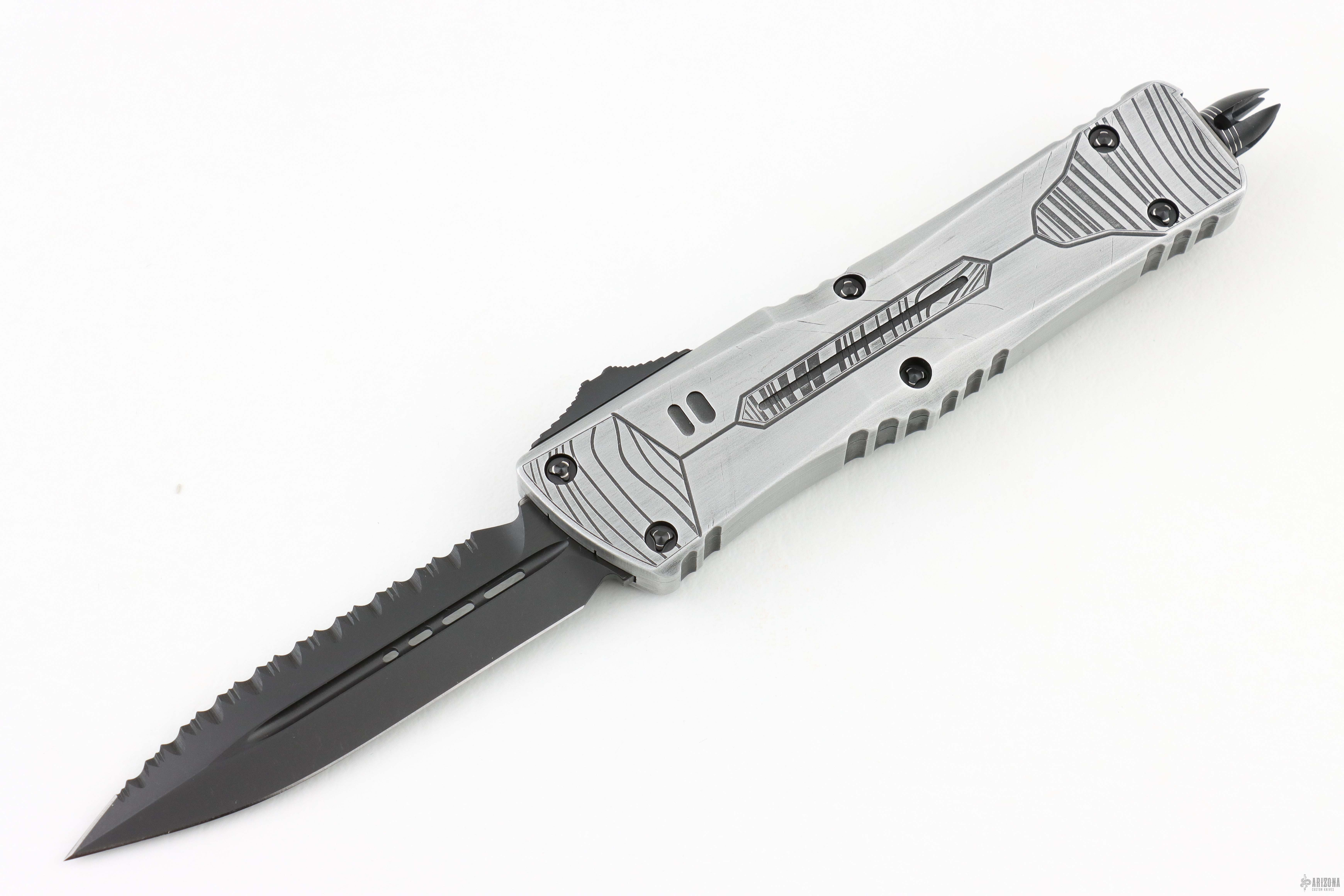 142-3DLCMDDNA Combat Troodon Beskar Double Edge Full Serrated DLC ...