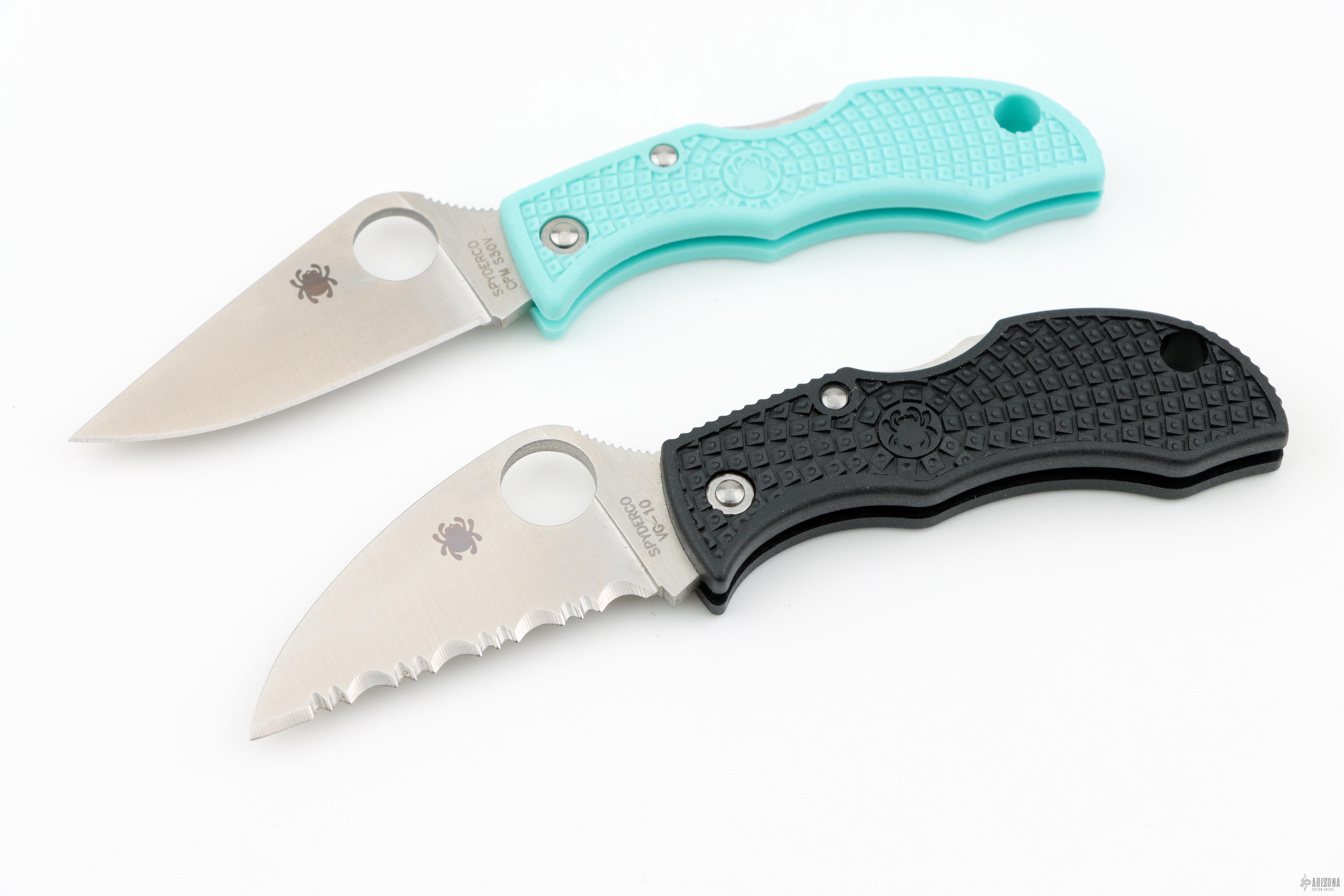 LTL3 Ladybug FRN Teal CPM S30V Exclusive and MBKW Manbug Wharncliffe ...