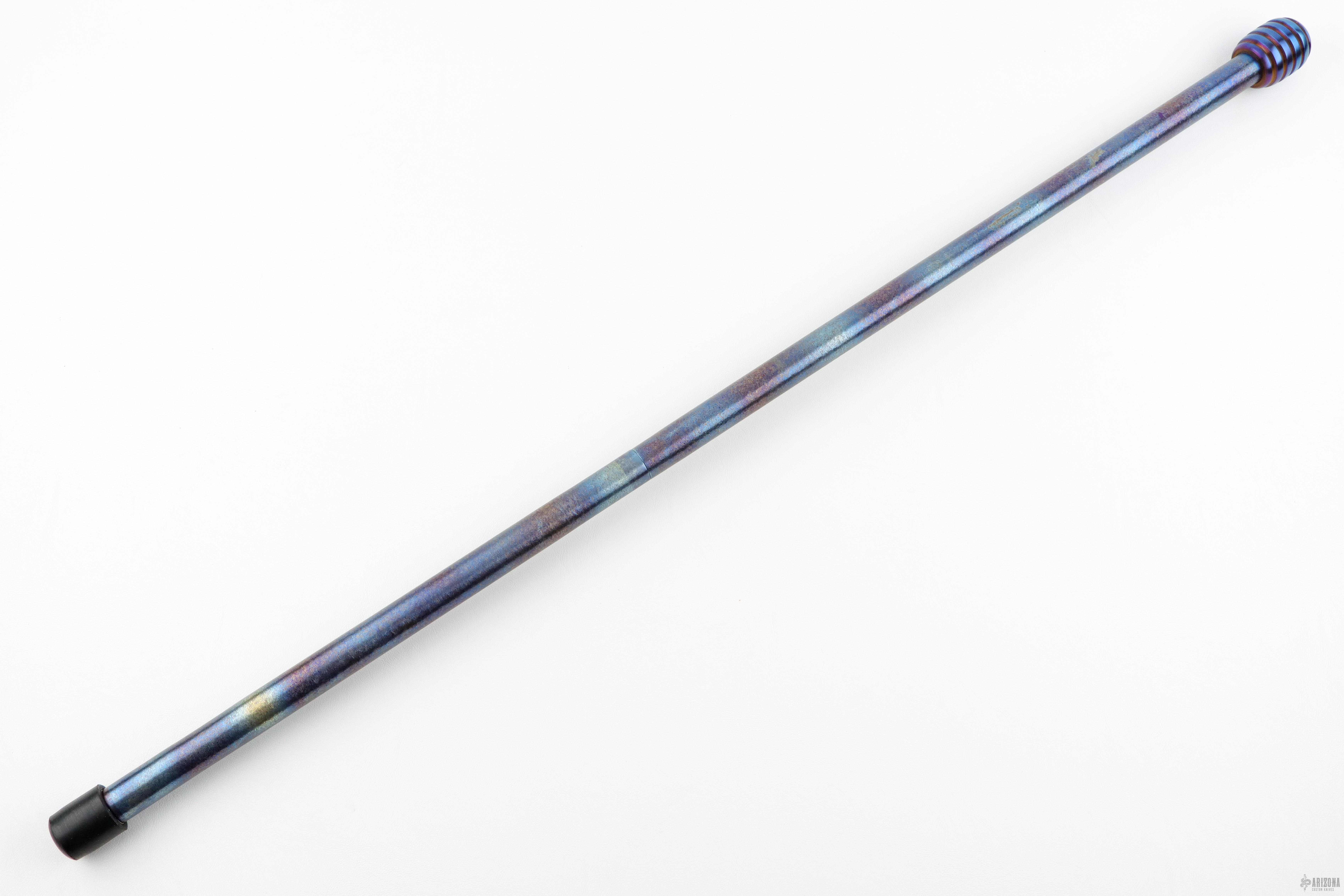 Titanium Spear-Mace Cane - Arizona Custom Knives
