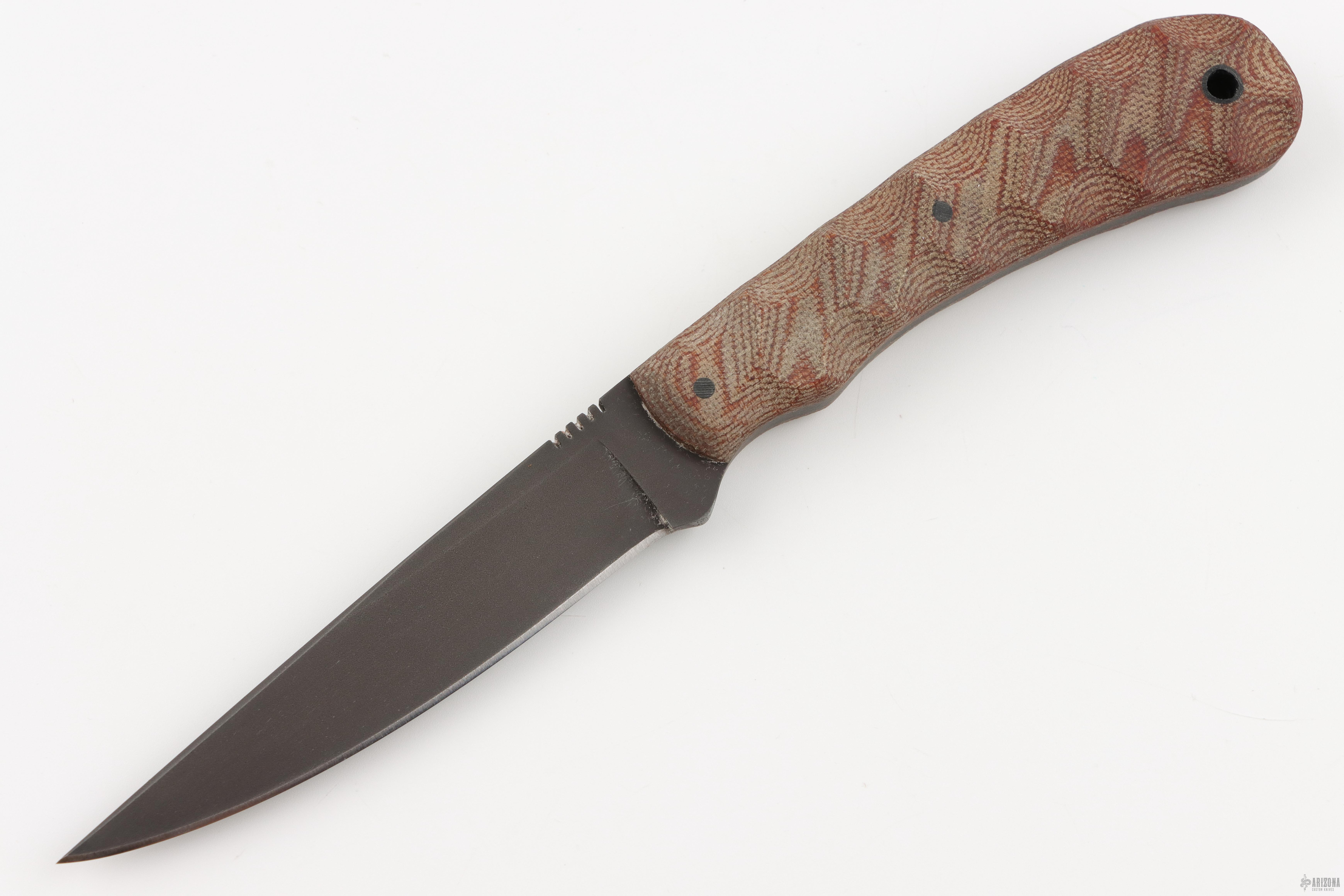 Operator - Sculpted Tan Laminate - Two Sheaths - Arizona Custom Knives