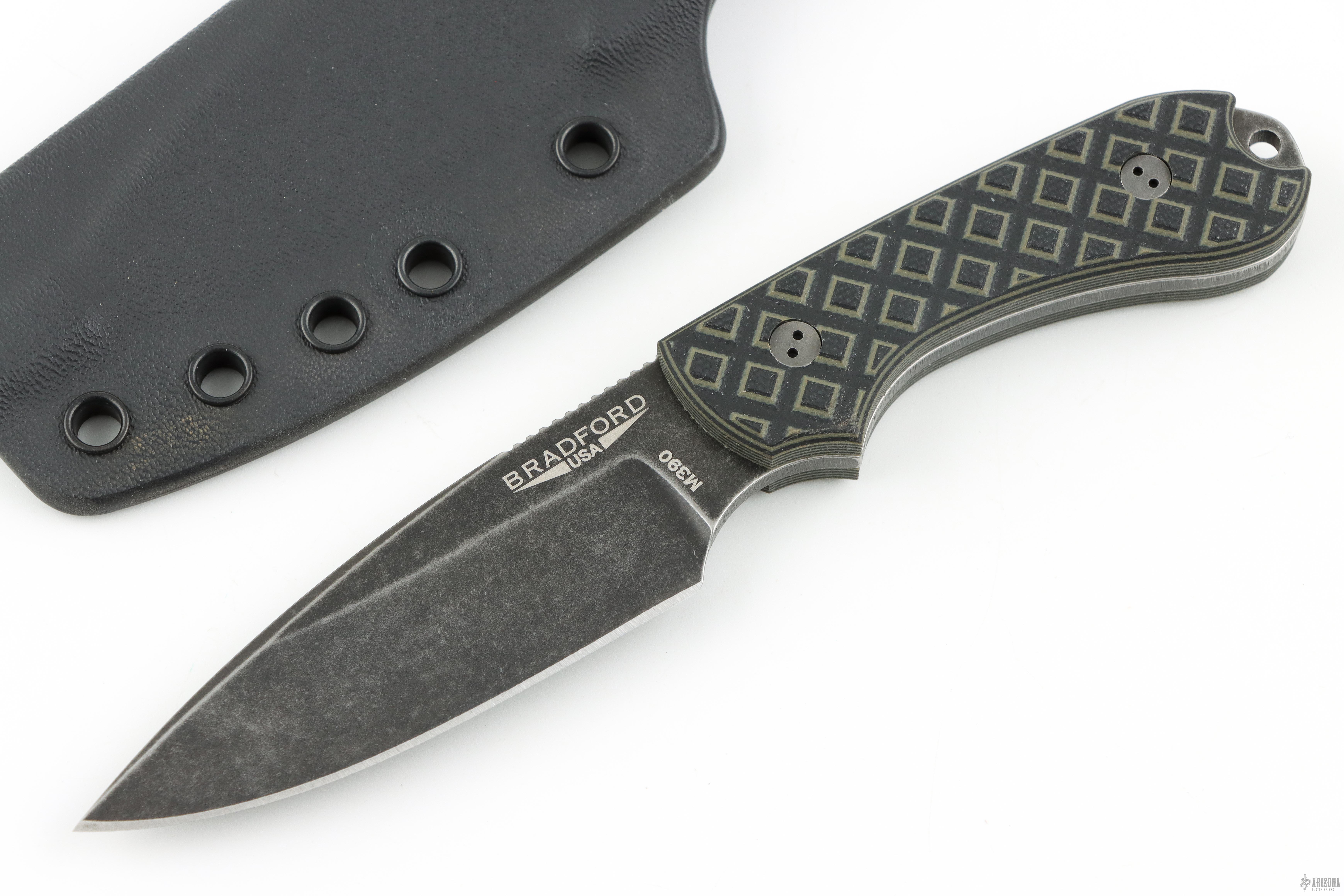 Guardian3 - Black/Green G-10 - Arizona Custom Knives