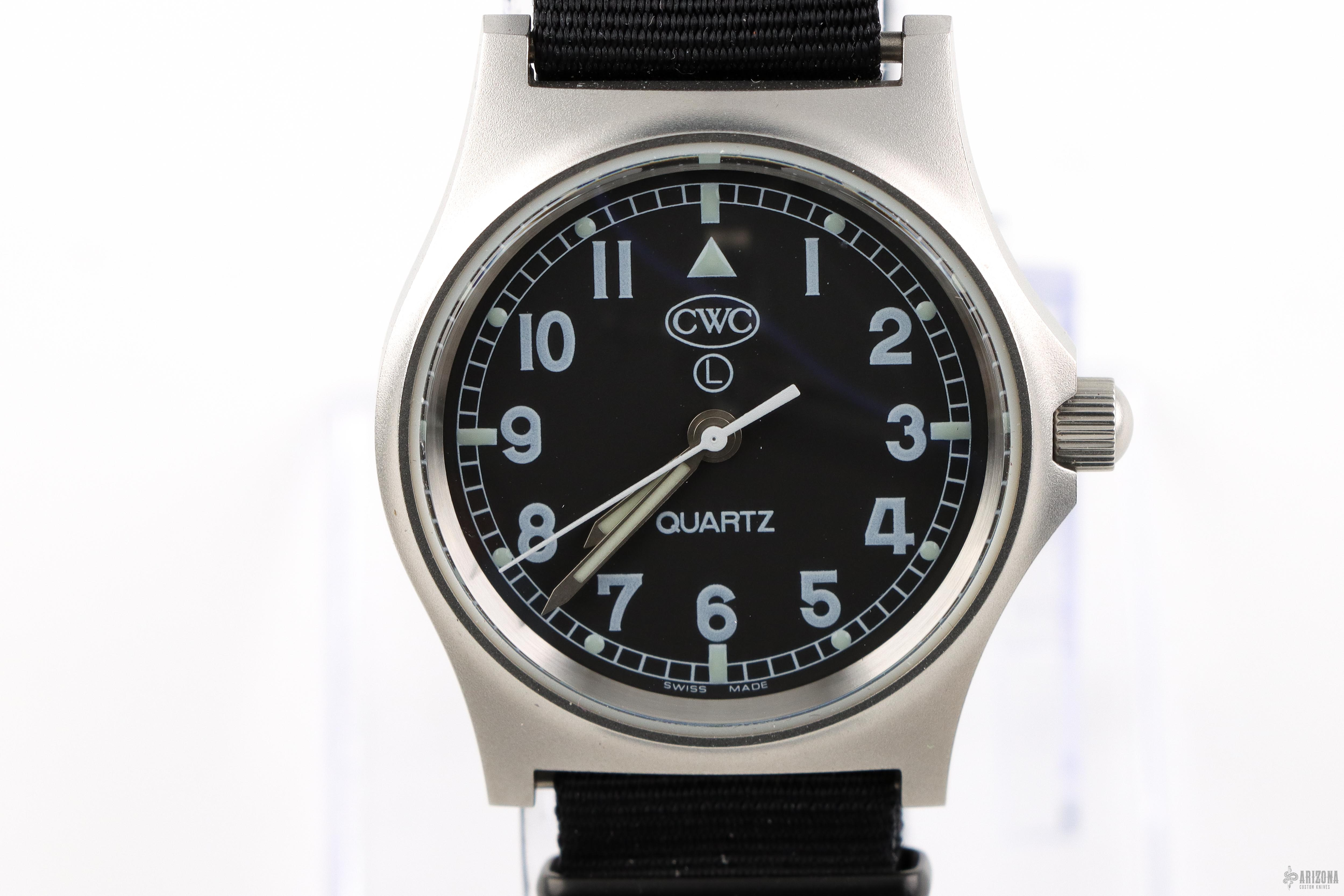 CWC GS Sapphire Watch, Stainless Steel with Black Dial - Arizona Custom ...