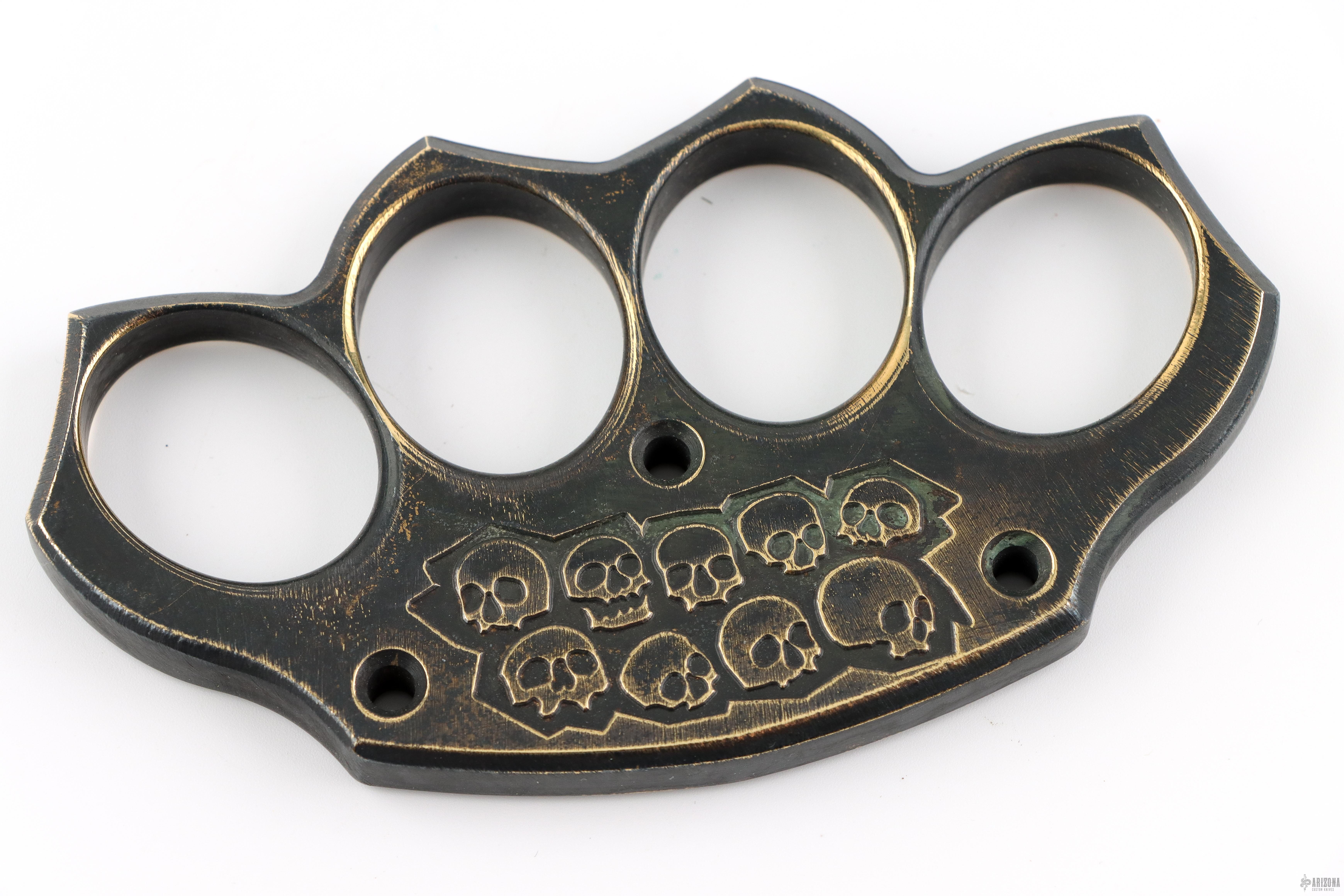 Gold Point Forge Bronze Knuckles - Arizona Custom Knives