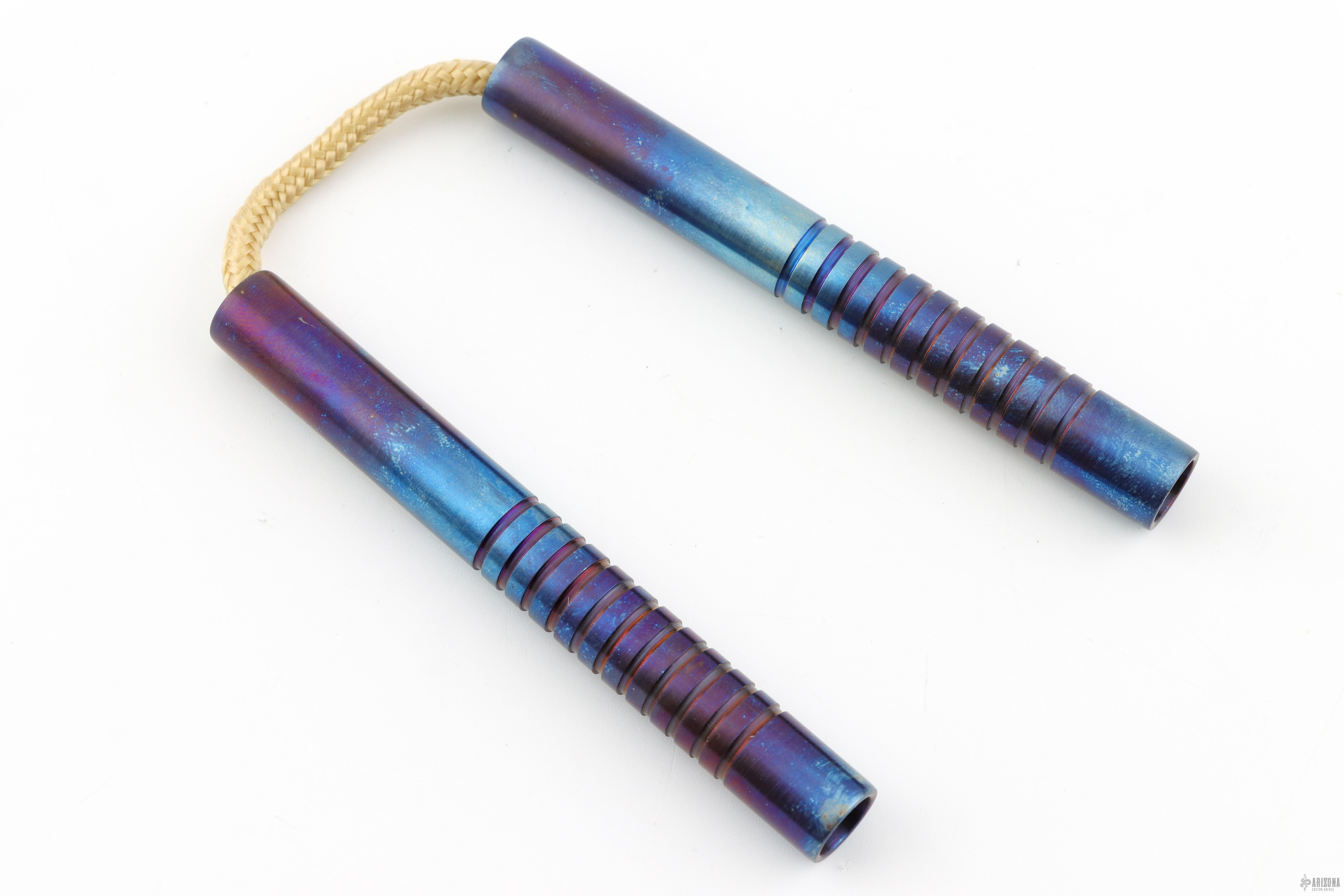 Titanium Pocket Nunchaku - Arizona Custom Knives