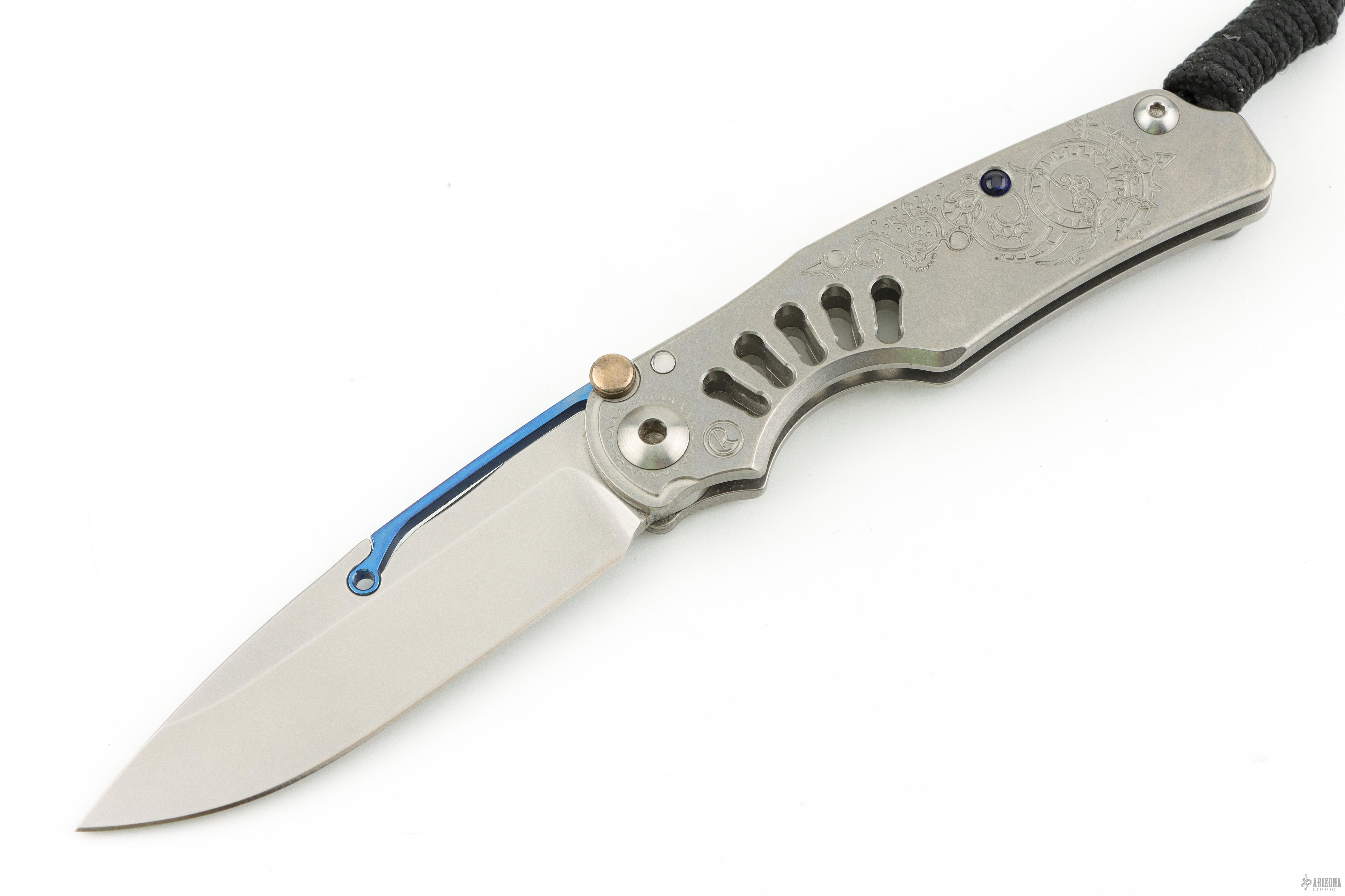 TI-Lock - Blue Steam - Arizona Custom Knives