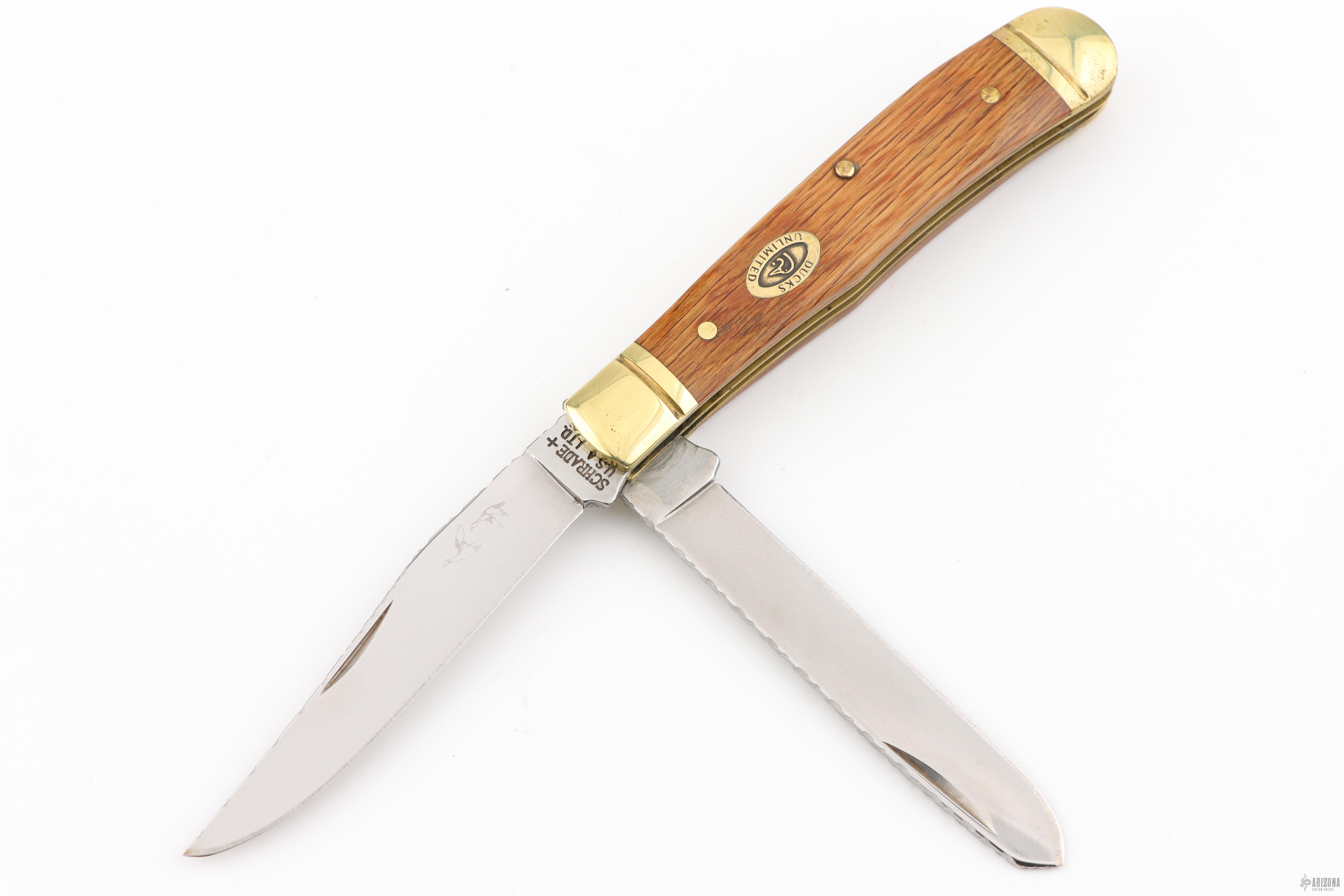 2-Blade Trapper - Ducks Unlimited - Customized - Arizona Custom Knives