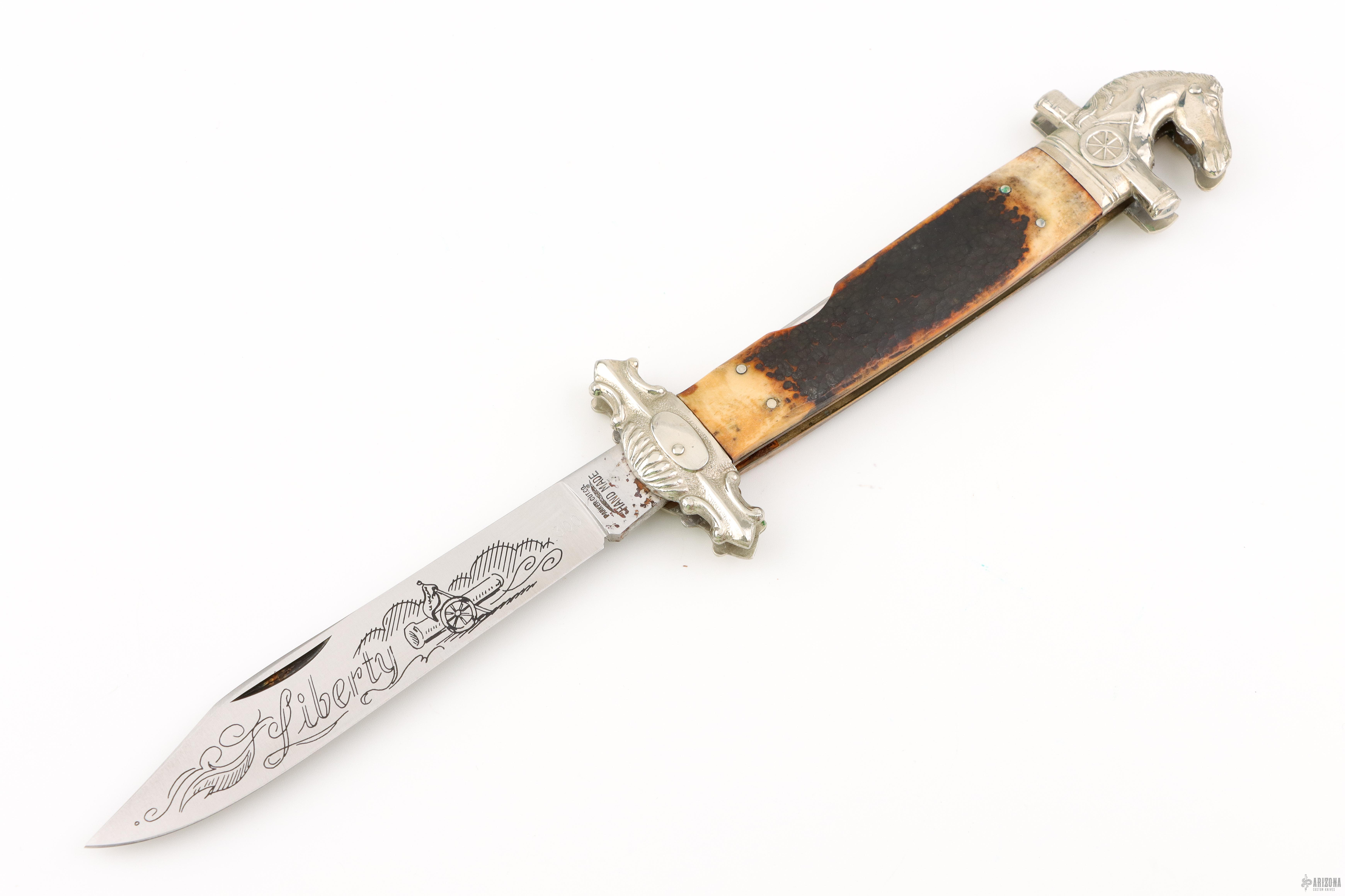 "Liberty" Folding Bowie #300 - Arizona Custom Knives