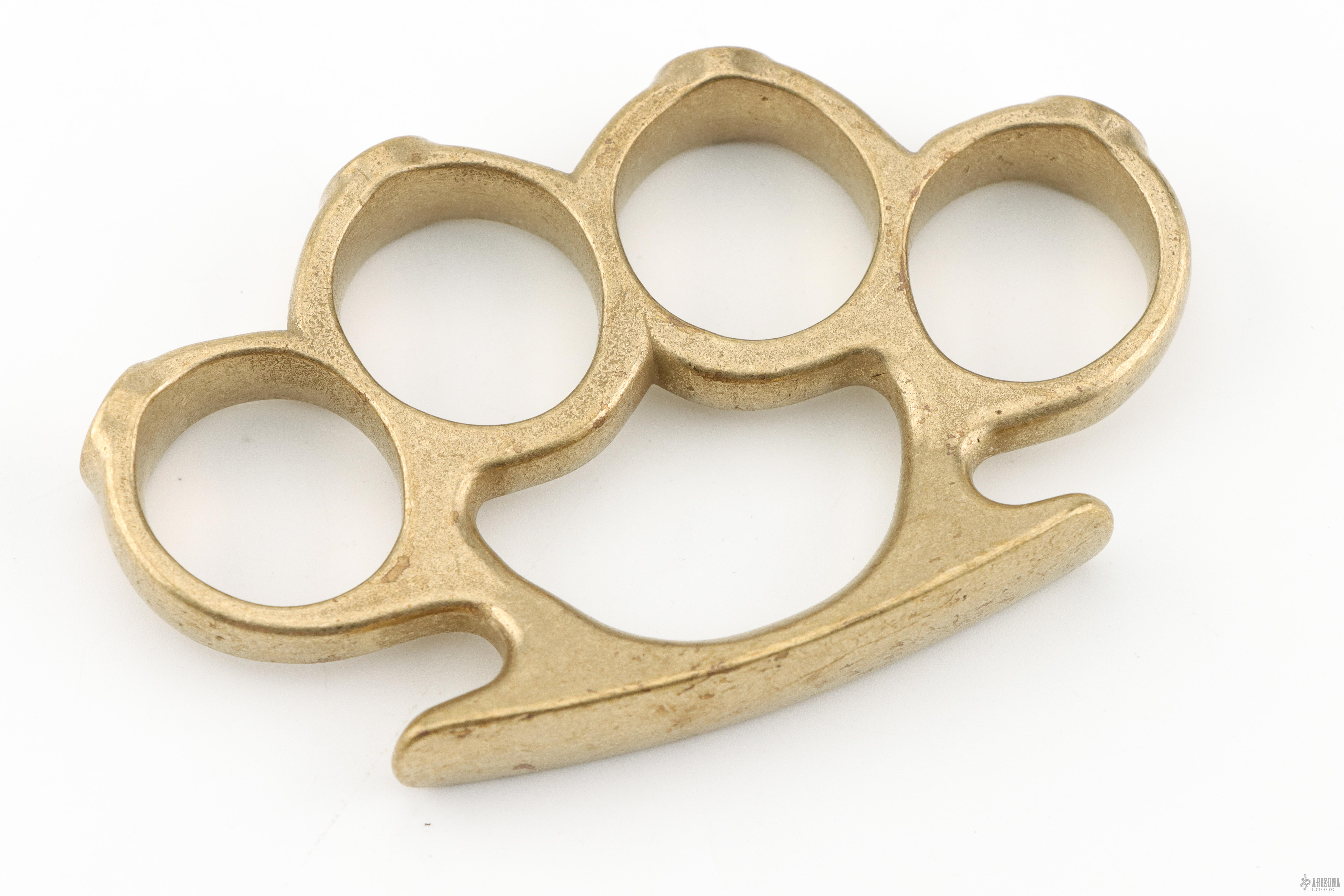 Classic Flat Top Brass Knuckles - Arizona Custom Knives