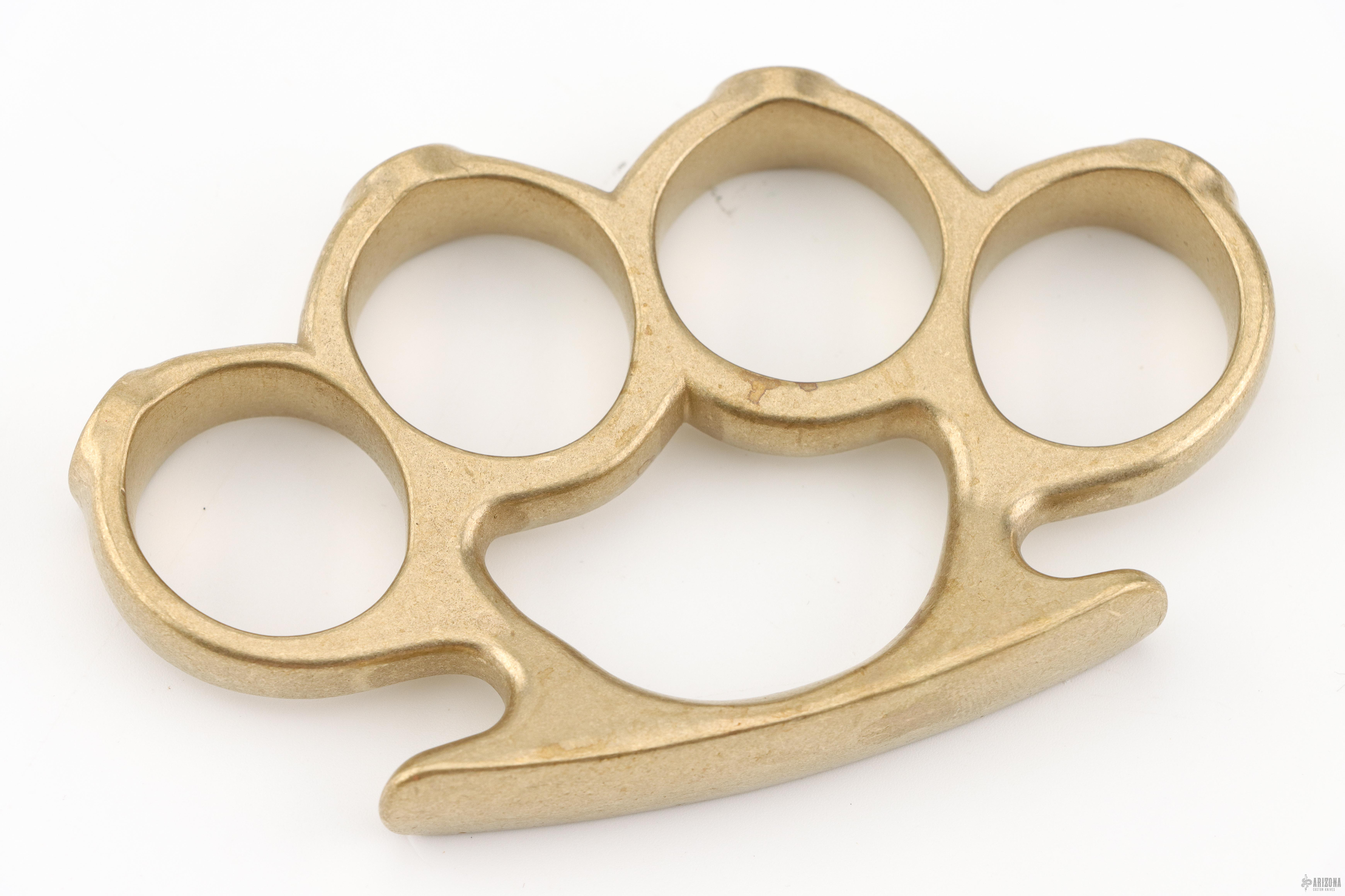 Classic Flat Top Brass Knuckles - Arizona Custom Knives