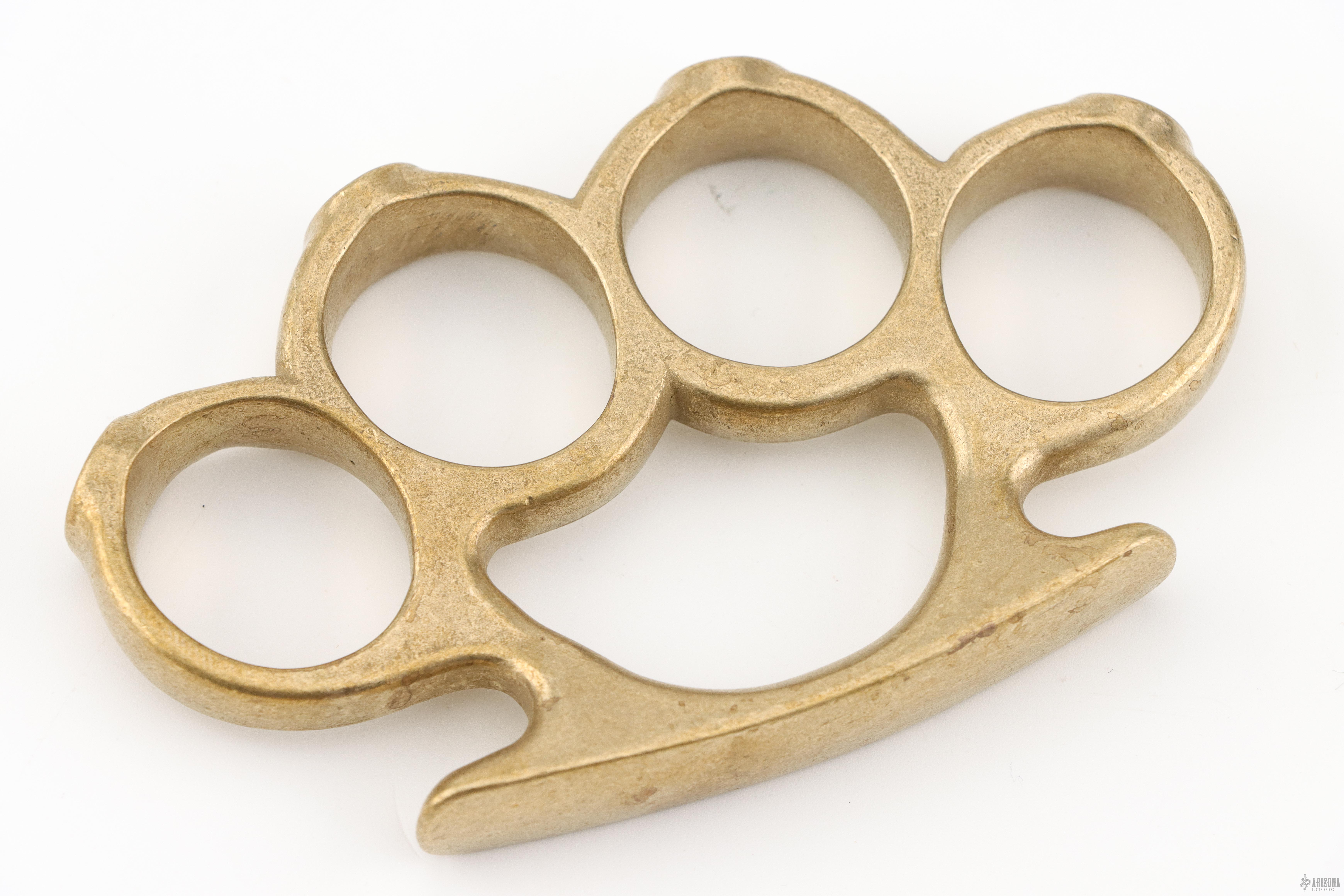 Classic Flat Top Brass Knuckles - Arizona Custom Knives
