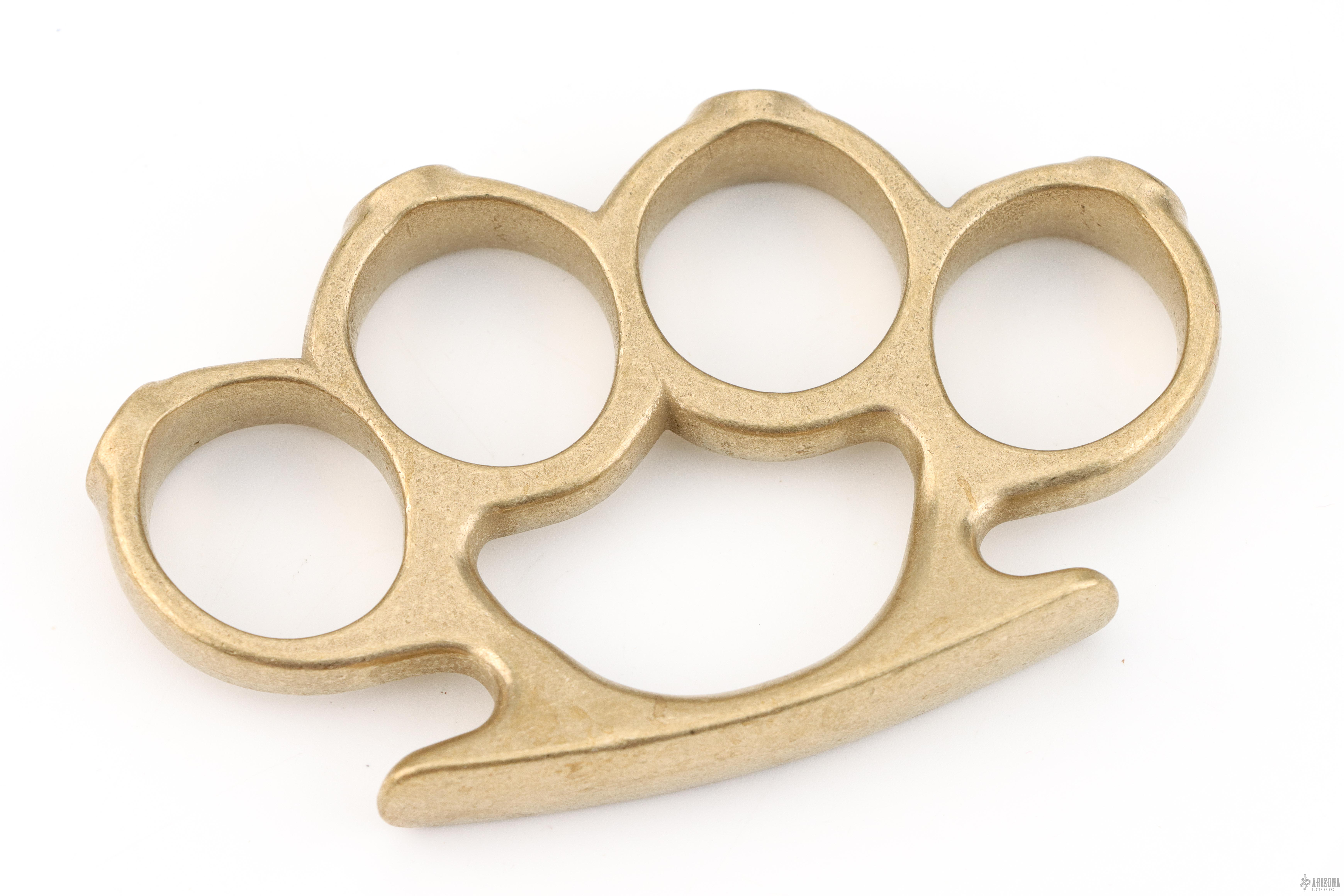 Classic Flat Top Brass Knuckles - Arizona Custom Knives