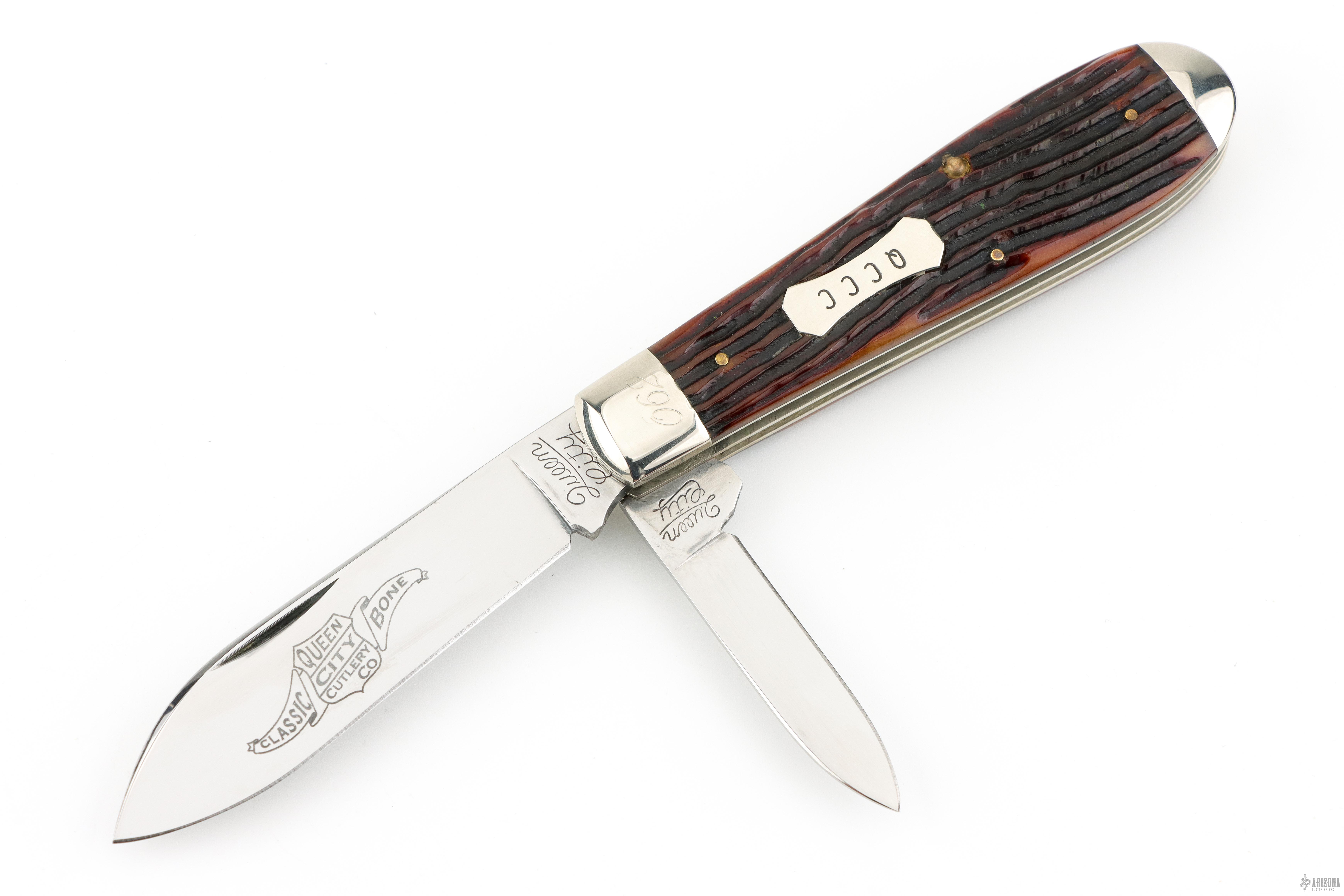2-Blade Tear Drop Jack #062 Queen City Classics - Arizona Custom Knives