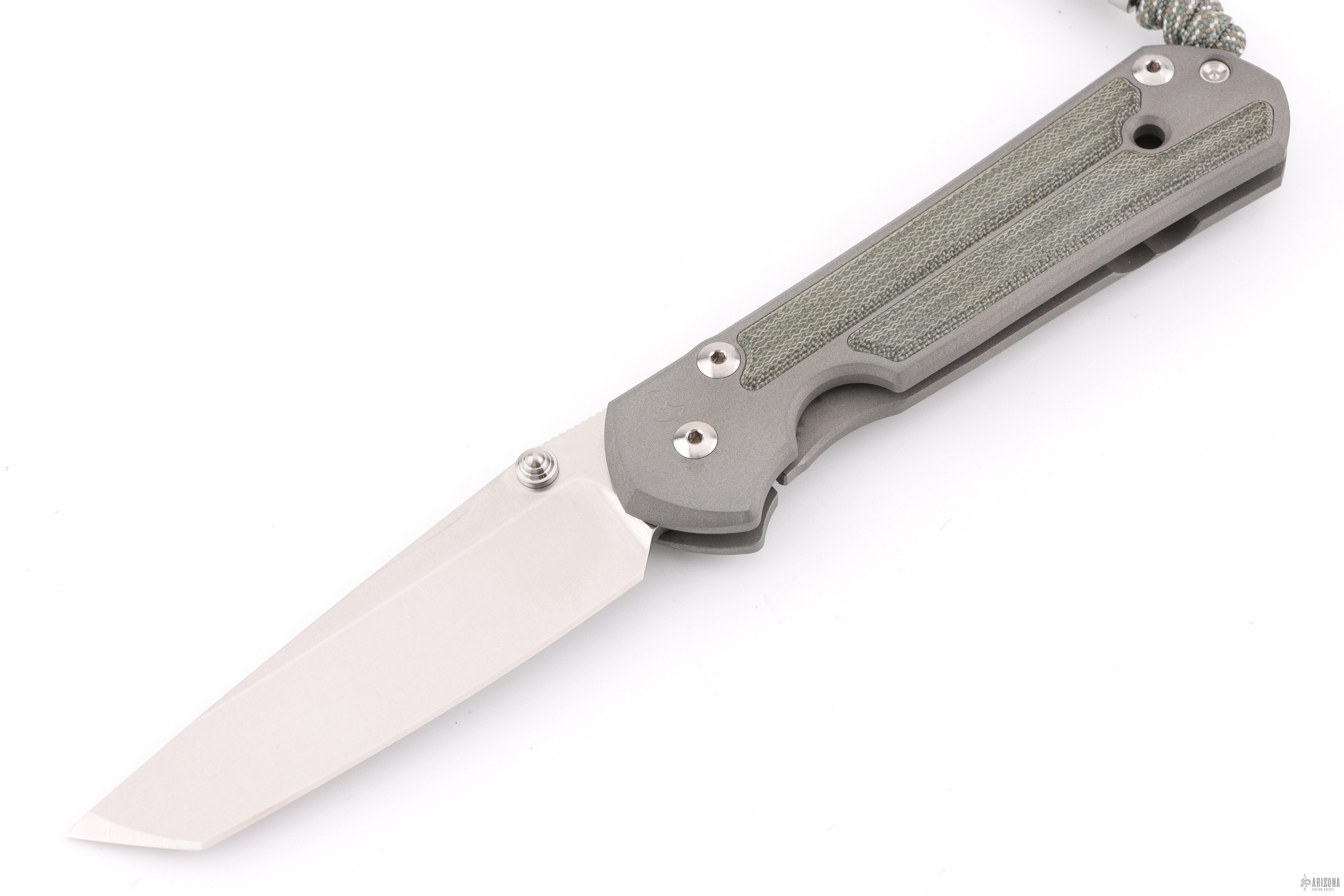 Large Sebenza 21 - Black Canvas Micarta Tanto - ACU Ditgital Lanyard ...