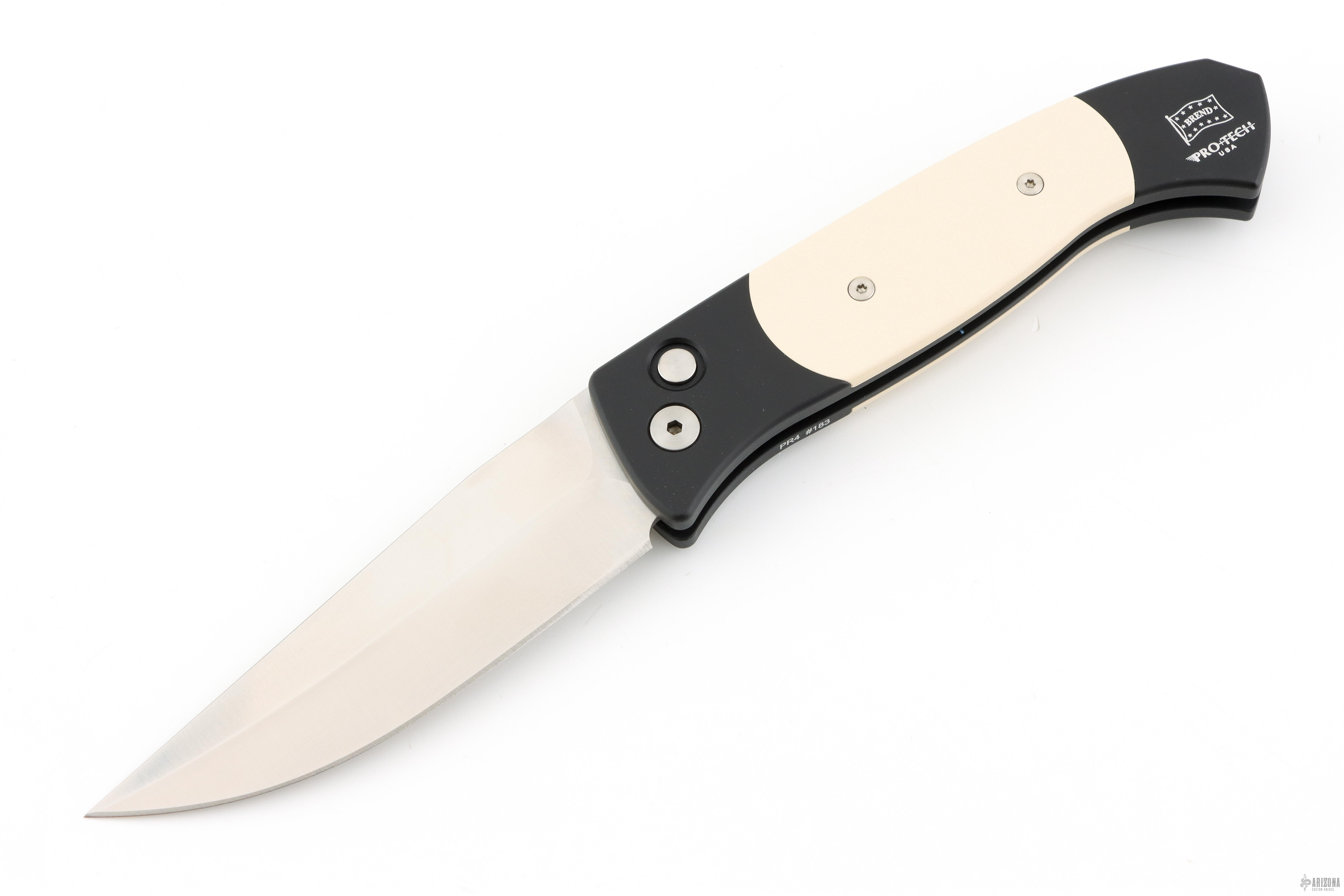 1351 Large Brend Auto - Tuxedo - Arizona Custom Knives