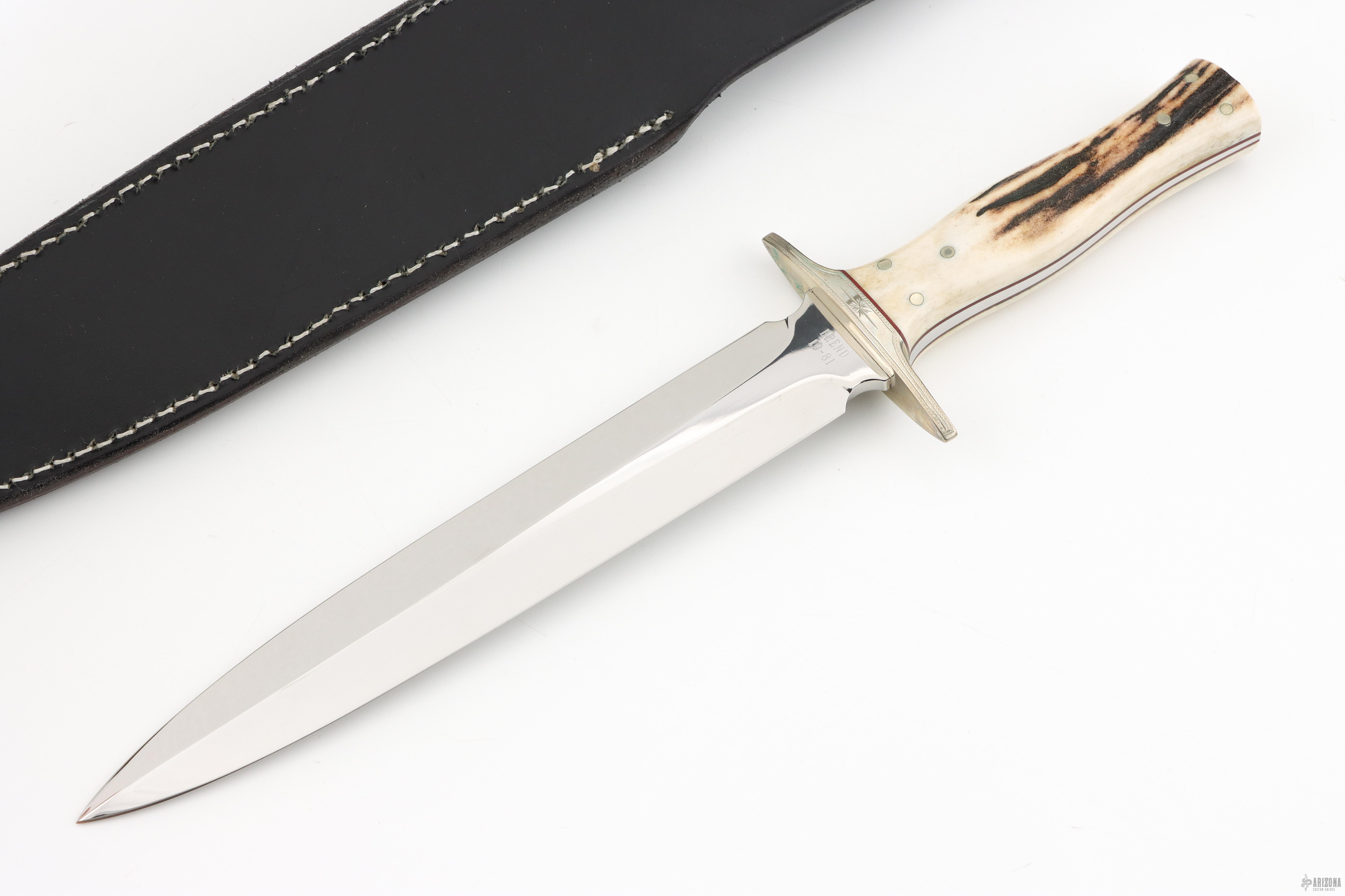 Vintage Stag Dagger - 1981 - Arizona Custom Knives