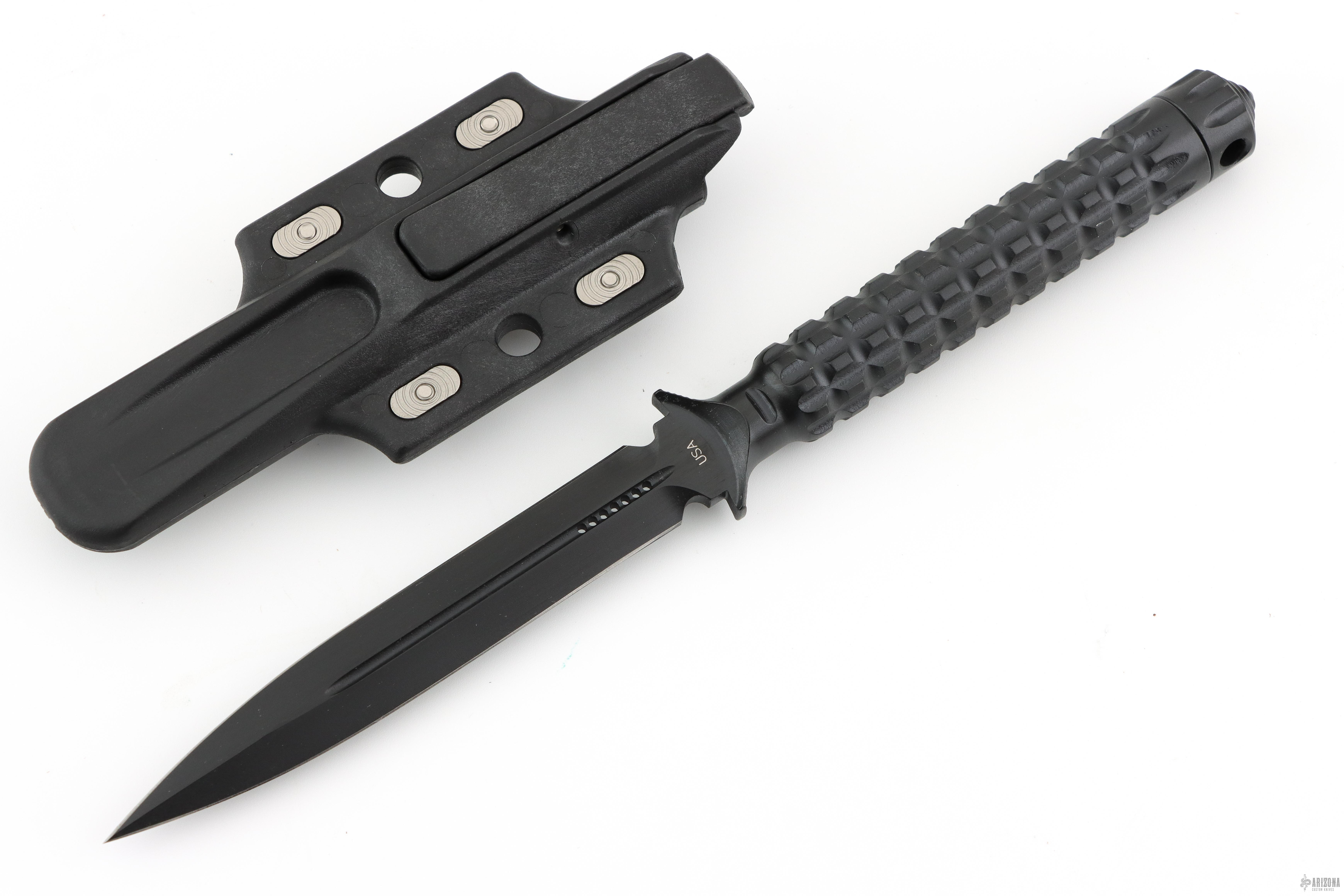 115-1 ADO Black Standard - Arizona Custom Knives