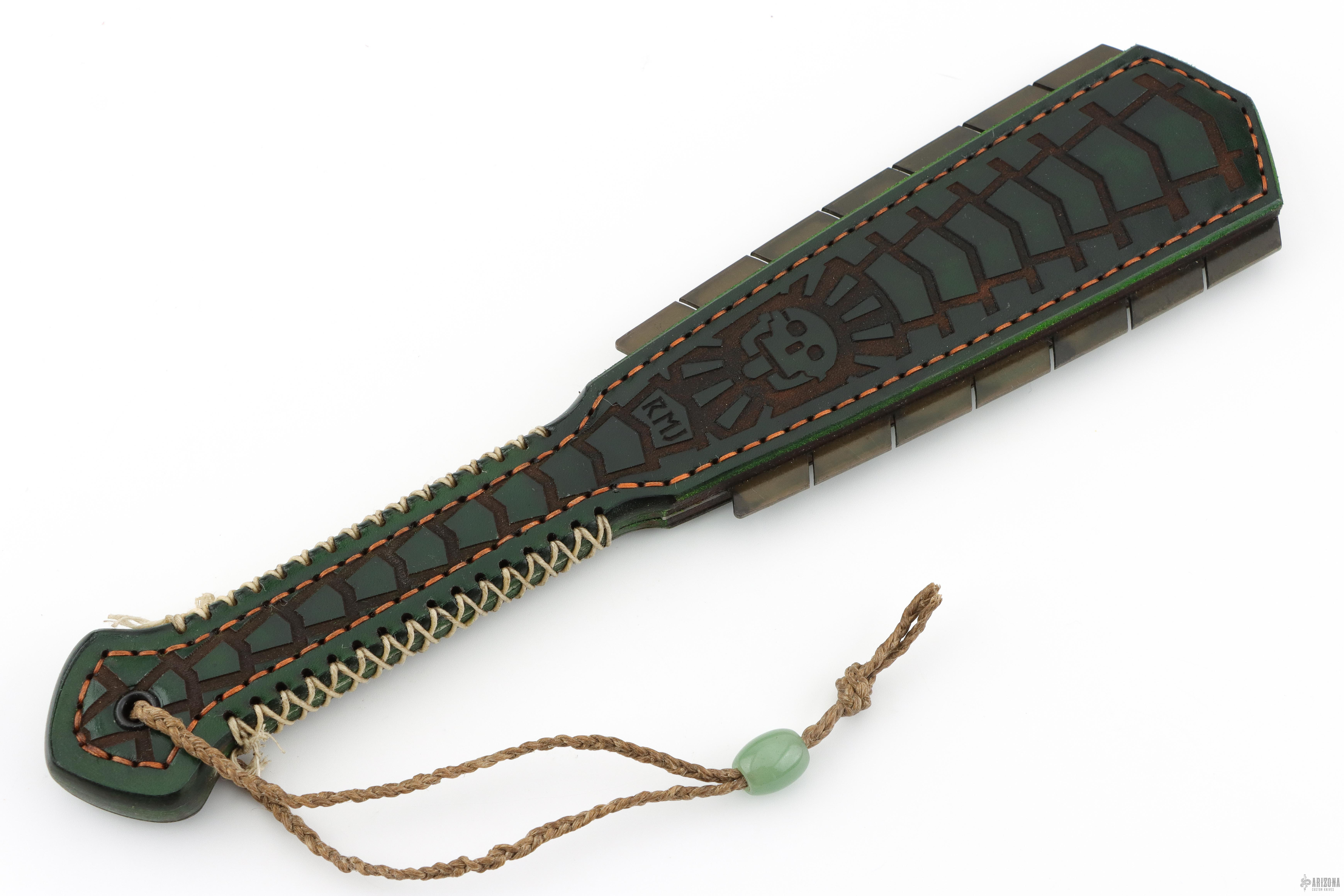 Aztec Club Sap - Death God Green - Arizona Custom Knives