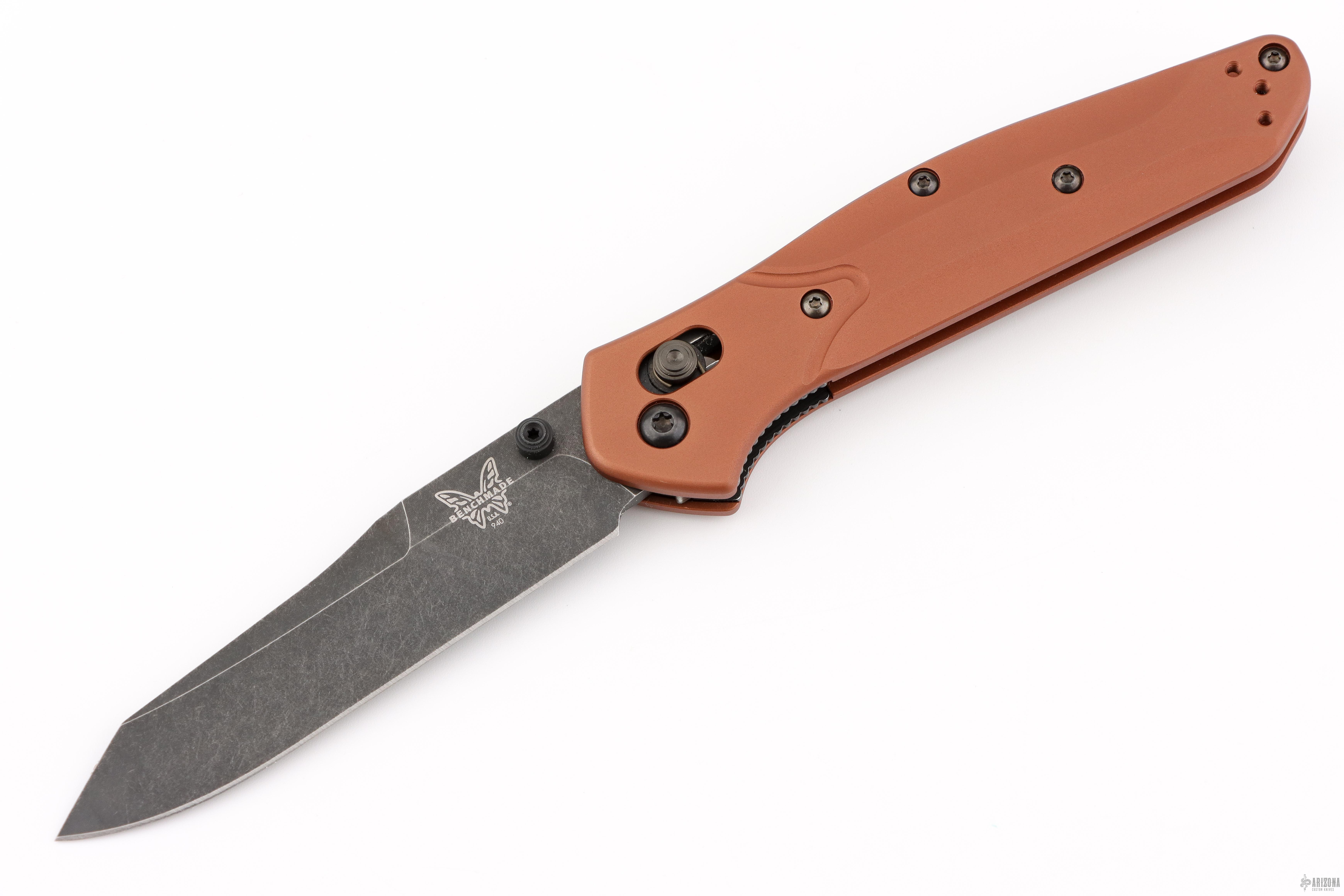 940BK-03 Osborne AXIS Lock - Burnt Copper Aluminum - Arizona Custom Knives