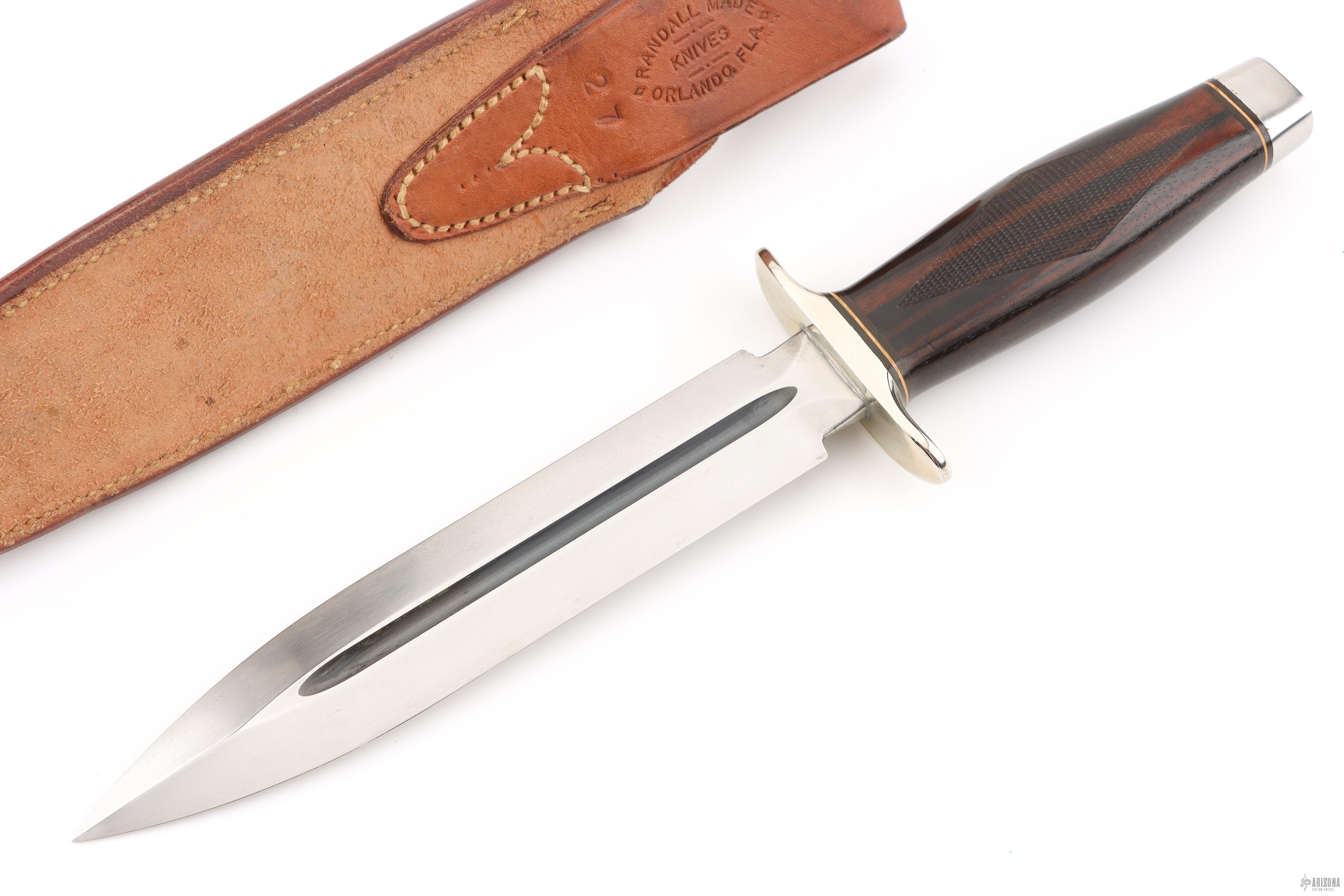 7" Dagger - Hand Checkered Ironwood - Arizona Custom Knives