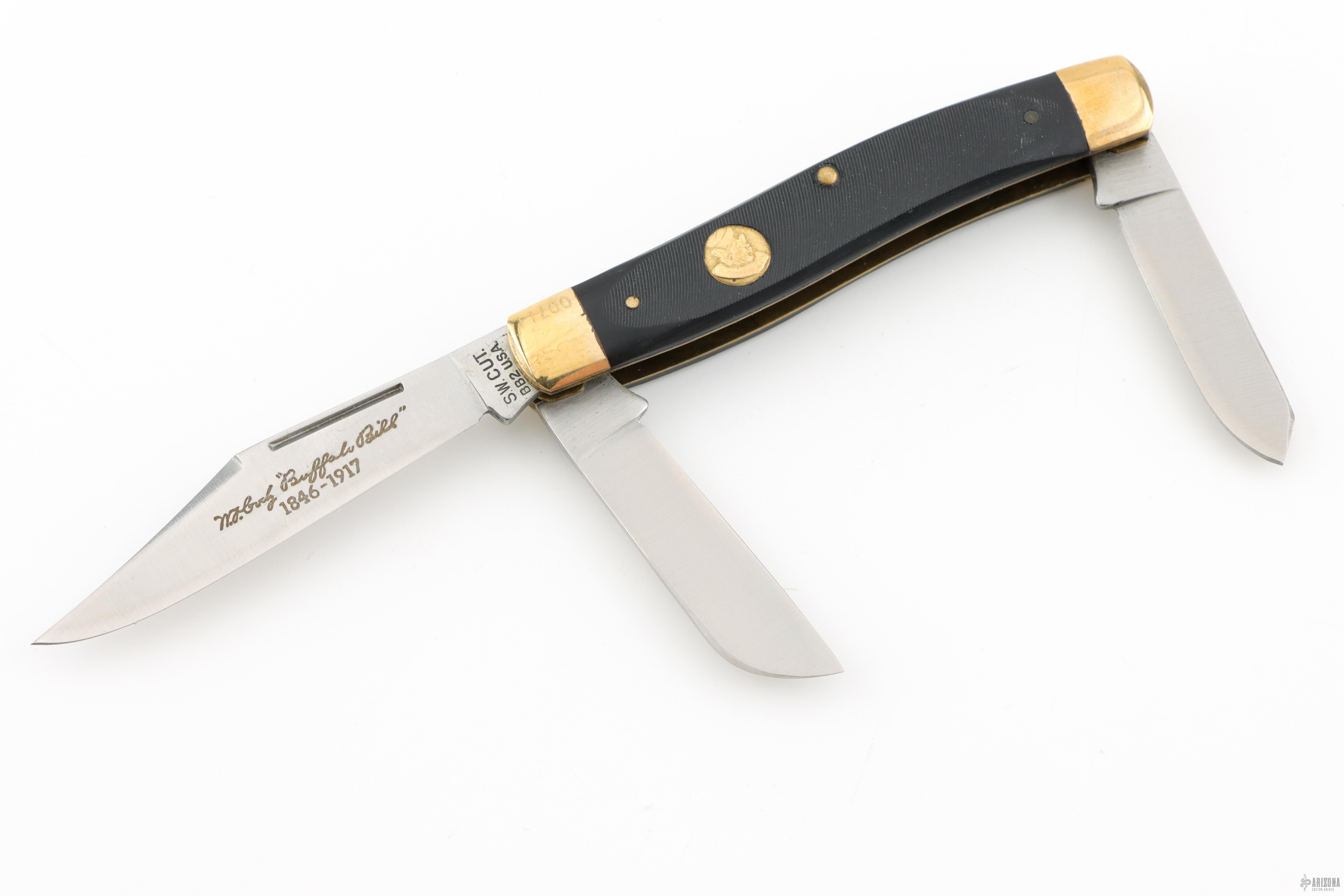 Buffalo Bill Commemorative 3-Blade Stockman - Arizona Custom Knives