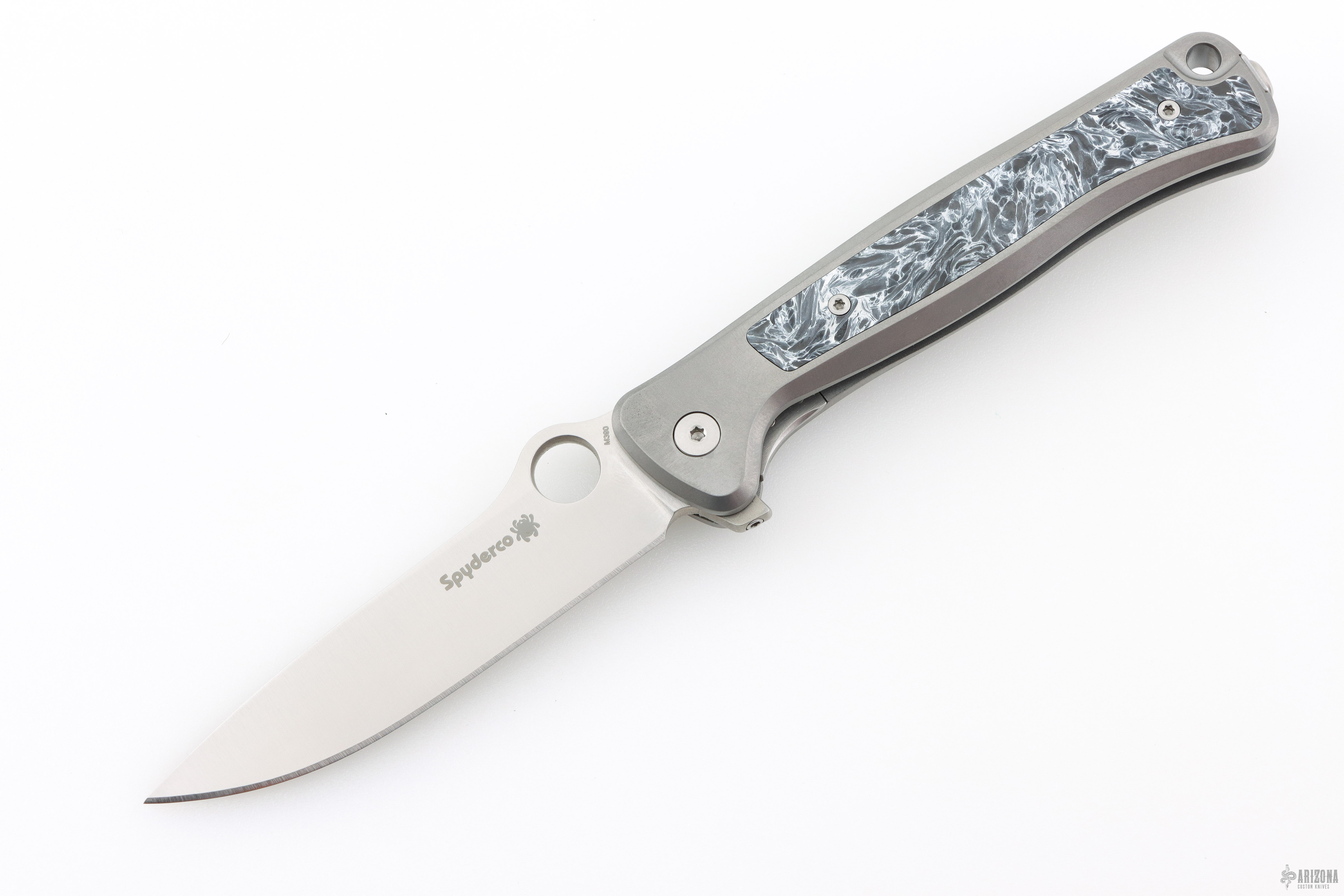 C271TIP Slym Gy T M390 PE - Arizona Custom Knives