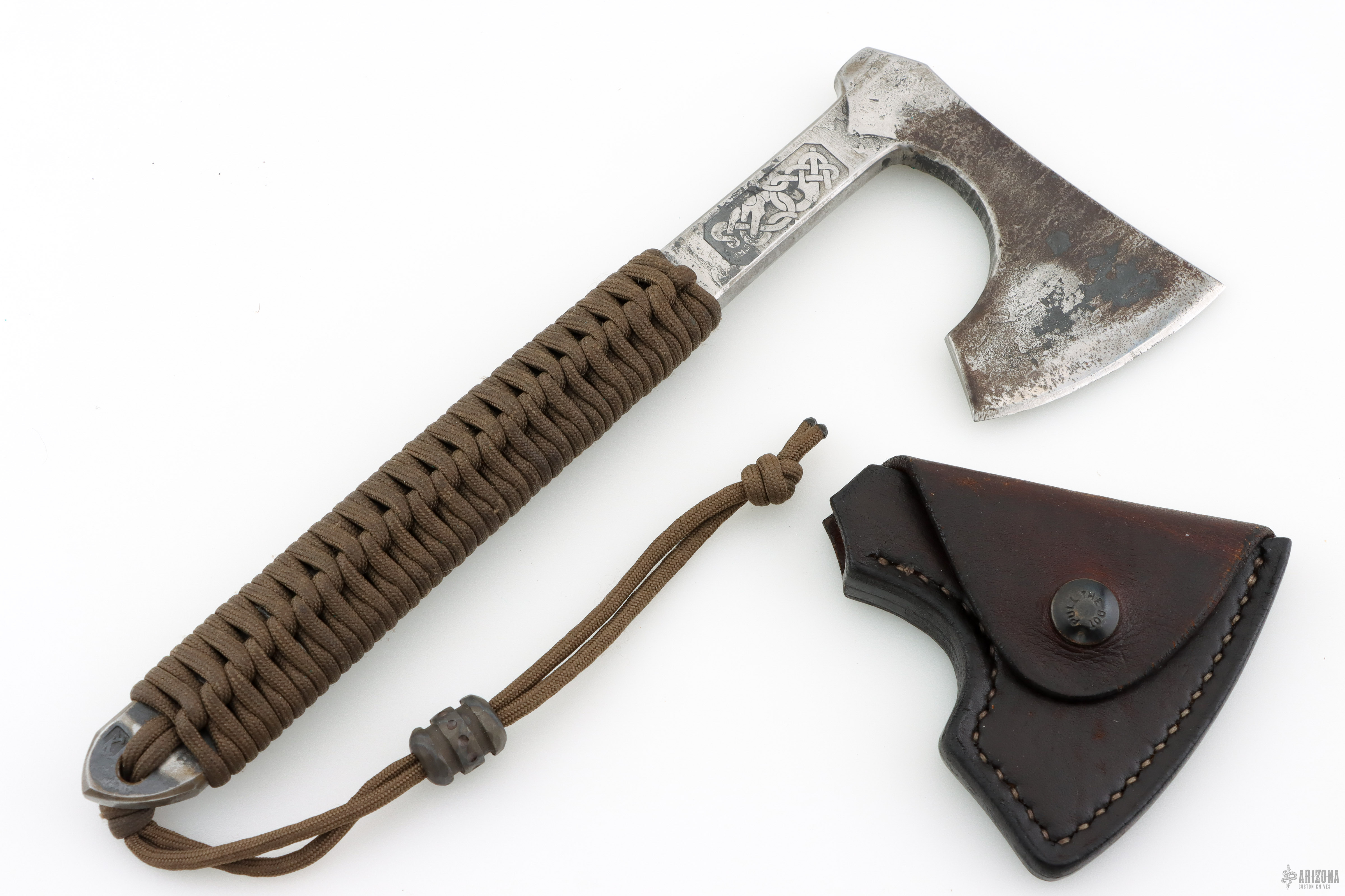 Forged Raven Bearded Axe - Arizona Custom Knives