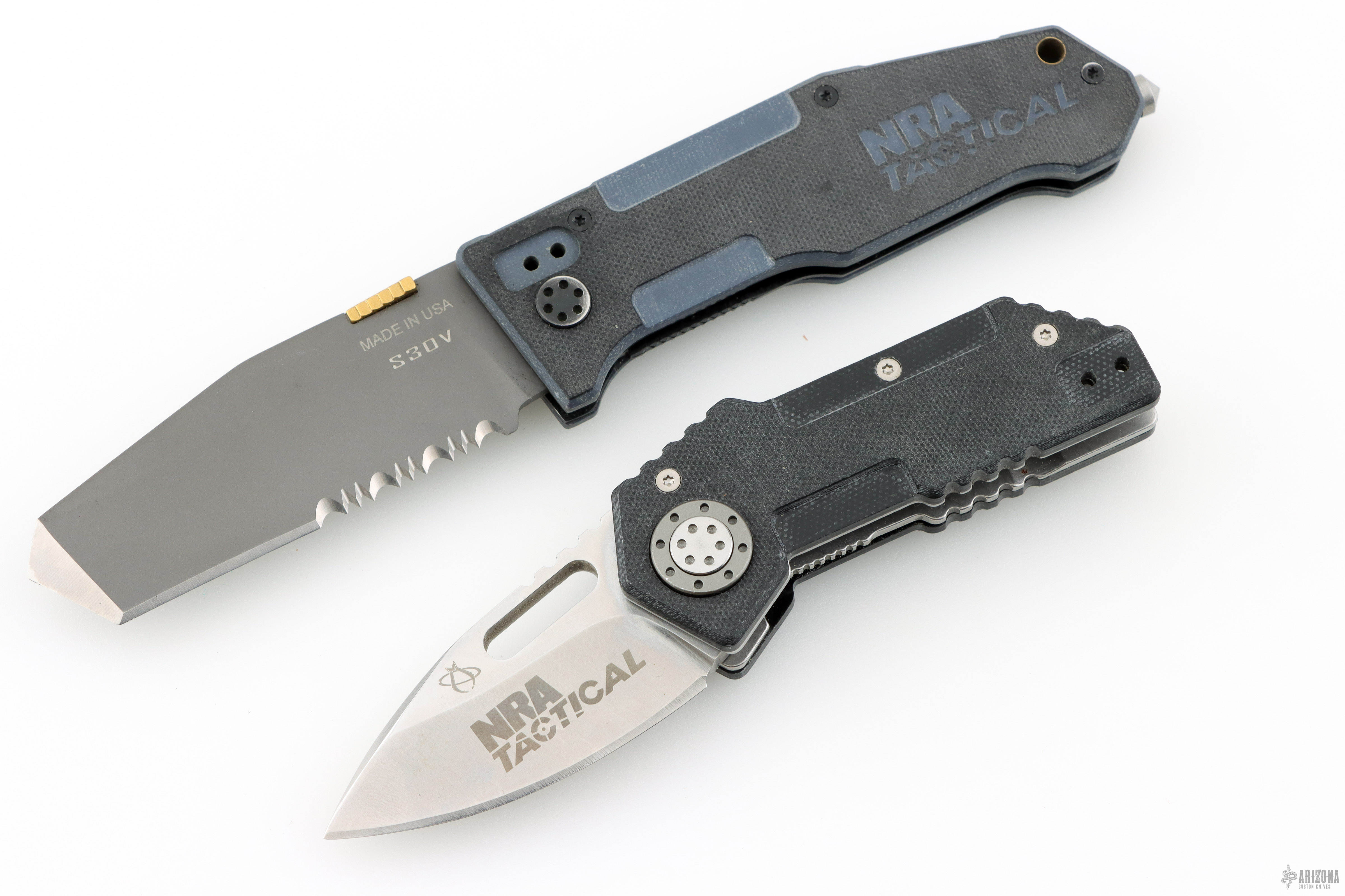 Pair of NRA Tactical Mantis Knives - Arizona Custom Knives