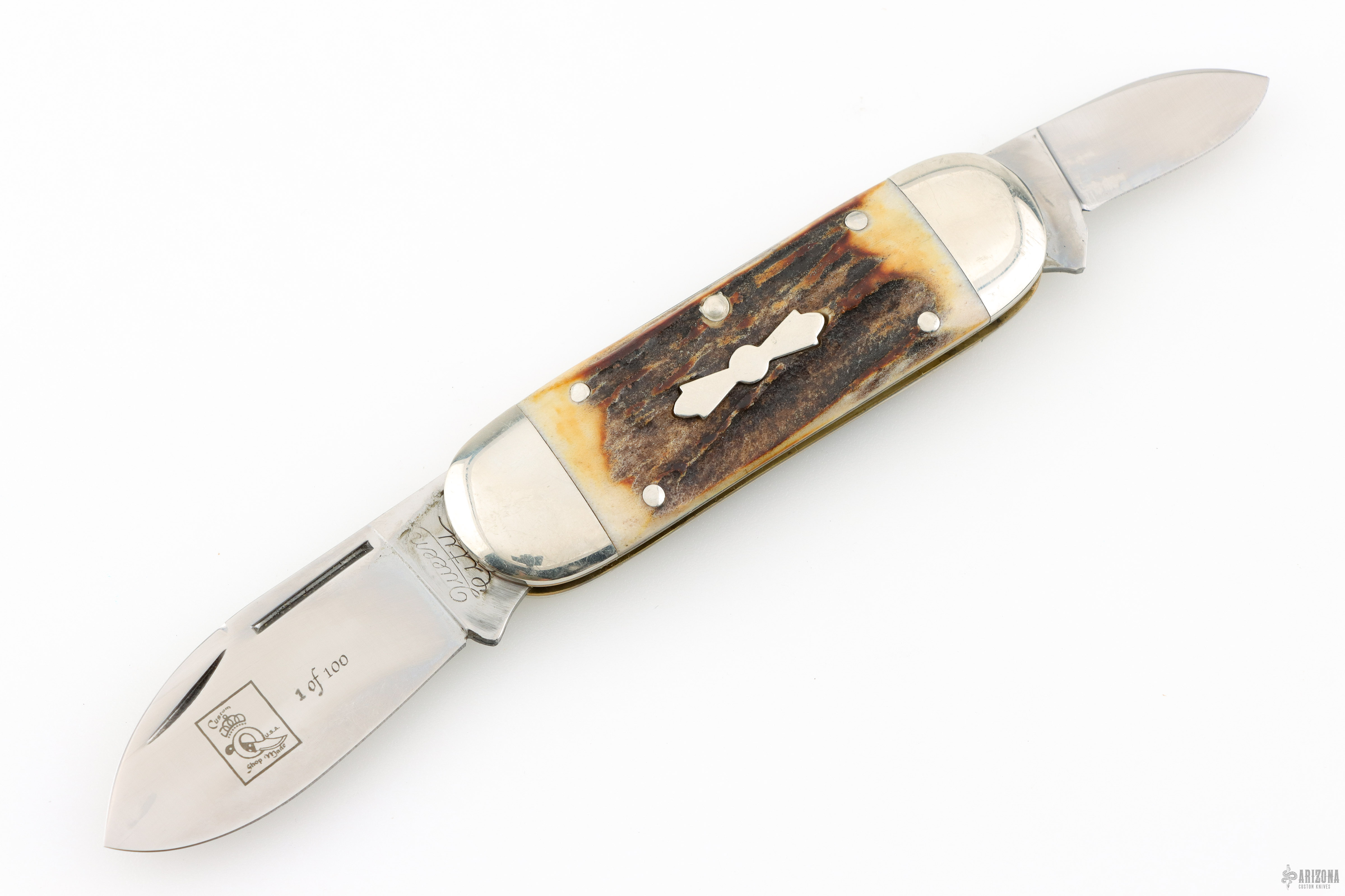 2-Blade Medium Sunfish 1of100 - Arizona Custom Knives