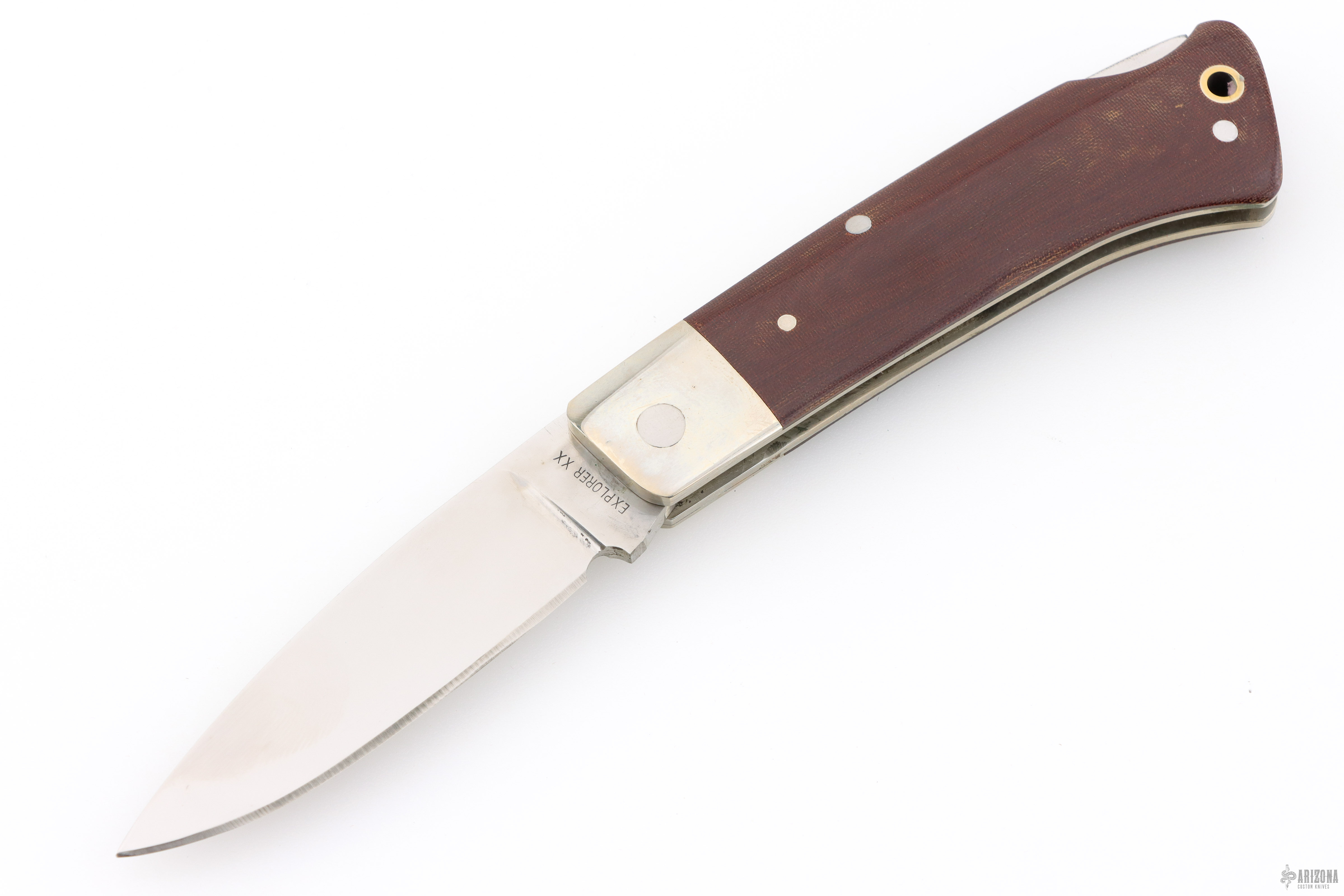 11-321 Explorer XX Folding Hunting Knife - Micarta Lockback - Arizona ...