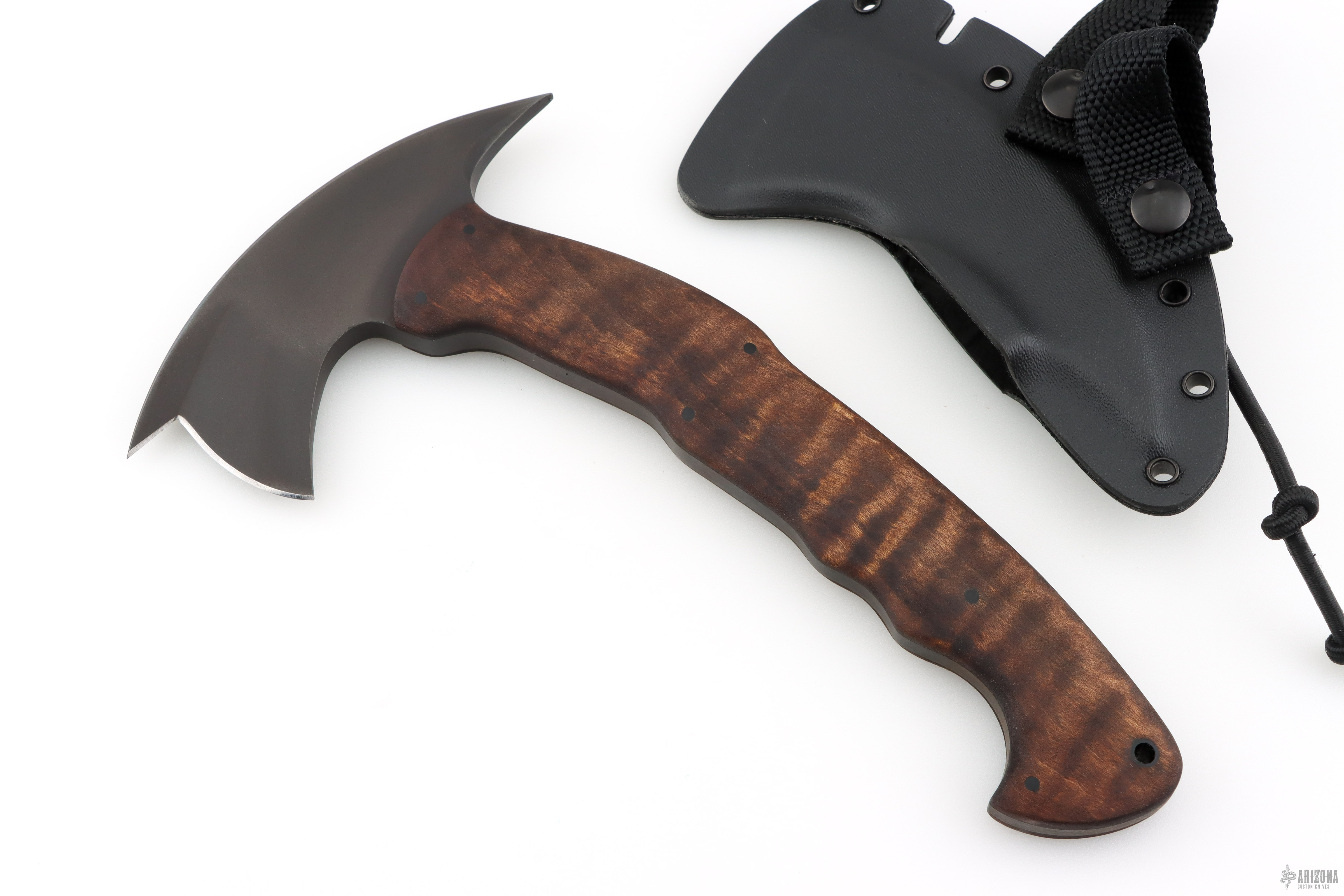 Sayoc RnD Compact Axe - Maple - Front Spike - Arizona Custom Knives