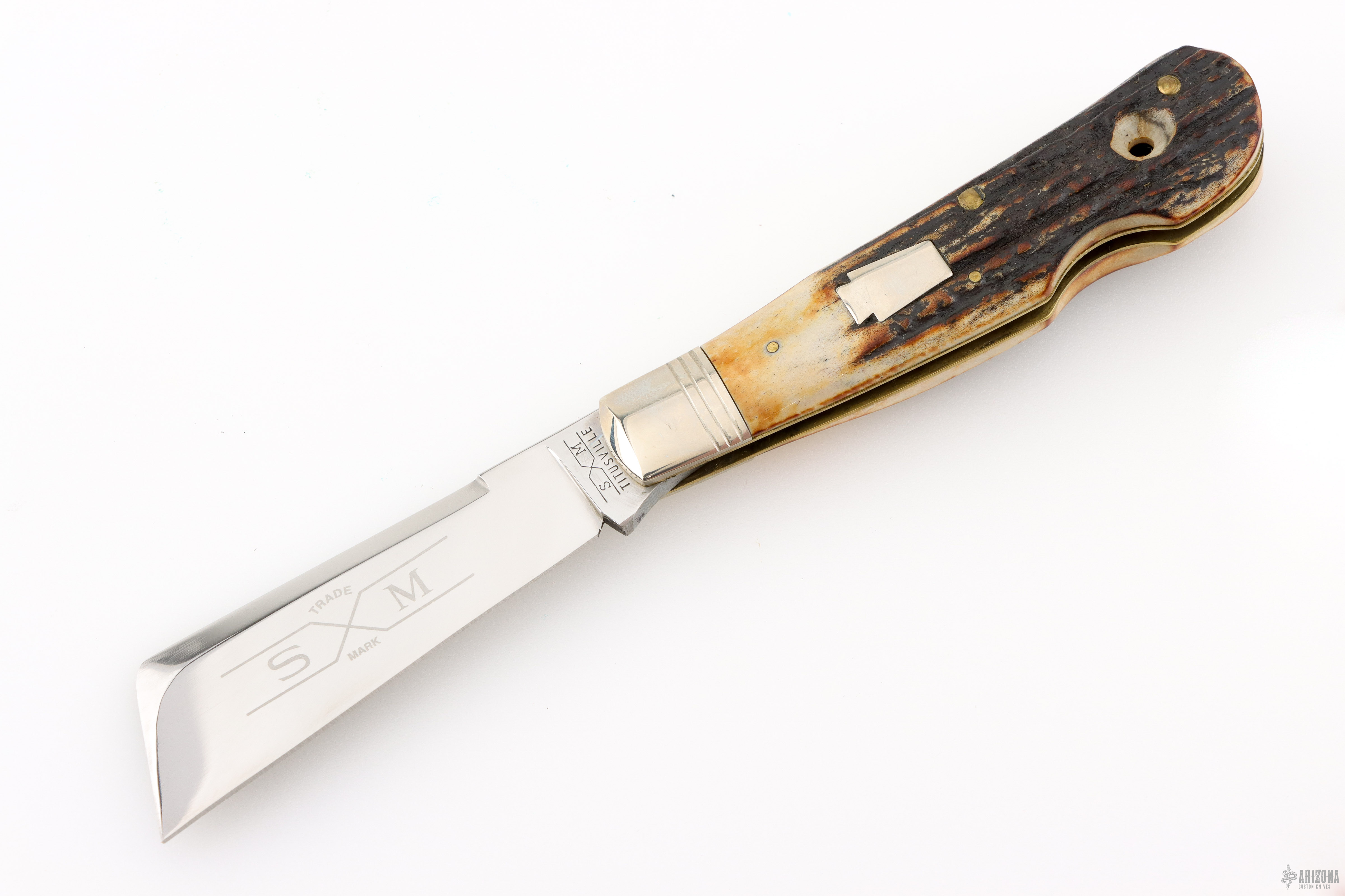 03161C Cotton Sampler - Stag - Arizona Custom Knives