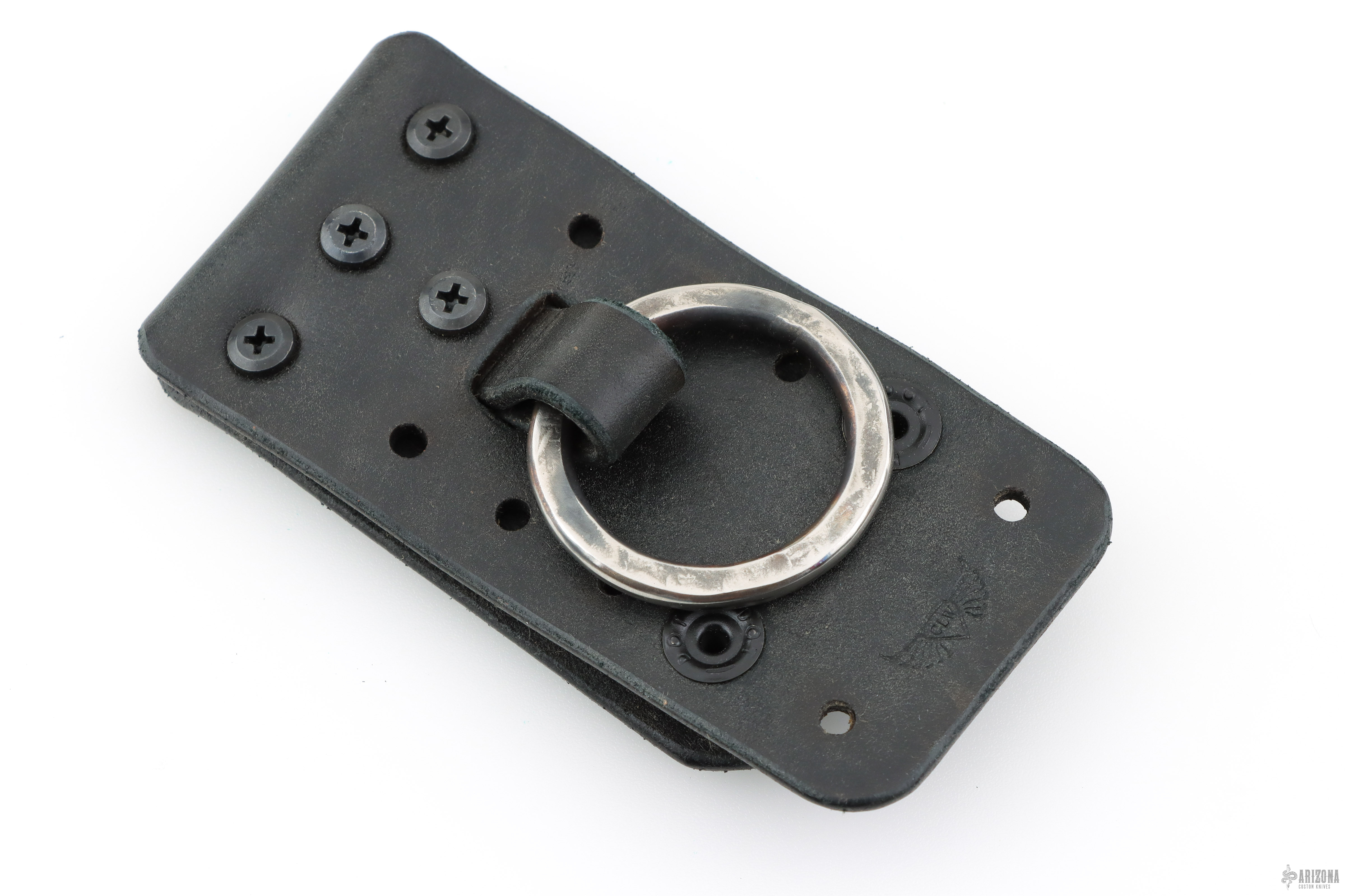 Wilderness Carry Baldric - Steel Ring - Black - Arizona Custom Knives
