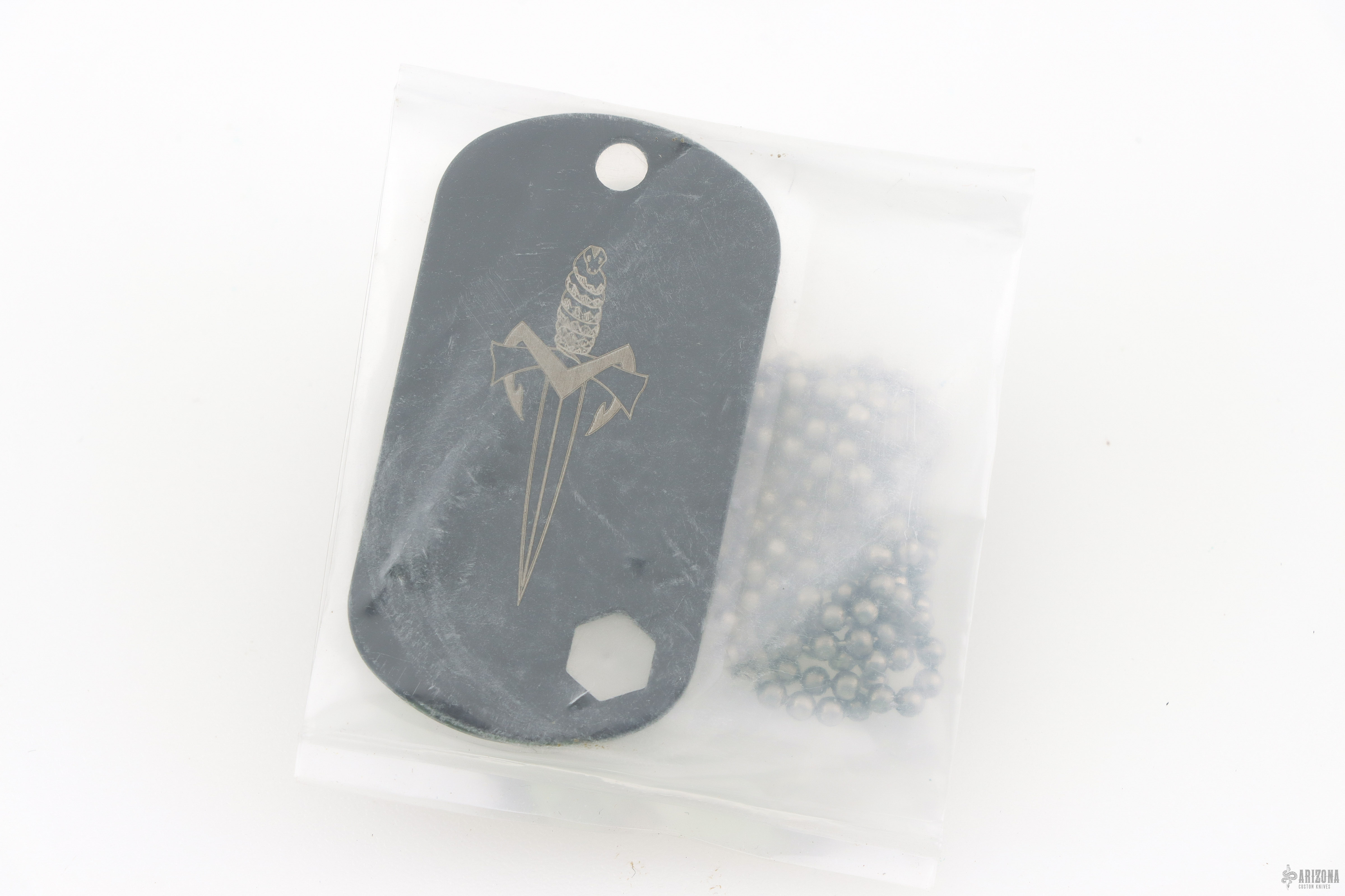 Marfione Custom Knives Dog Tag - Arizona Custom Knives