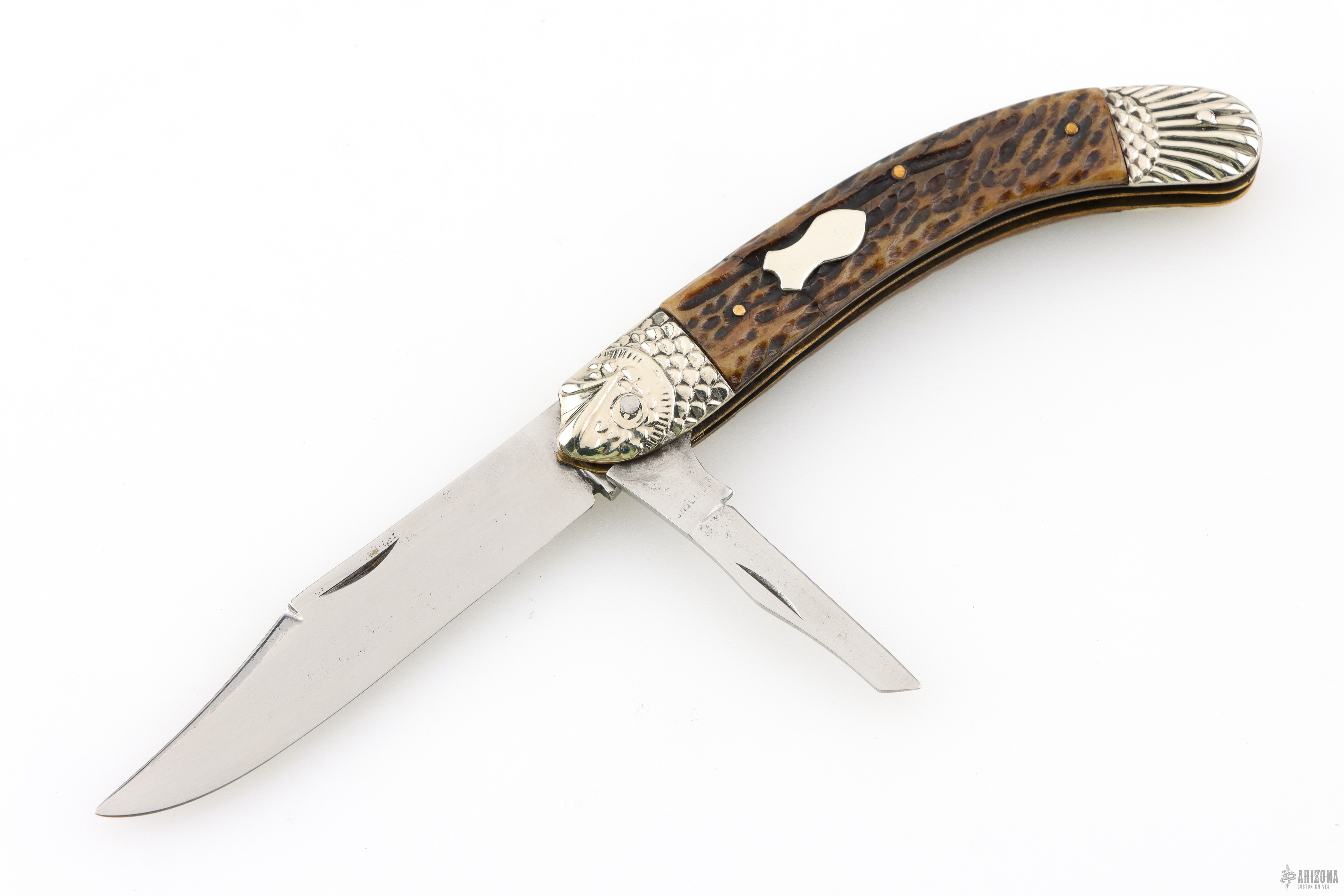 Carved Slipjoint - Arizona Custom Knives
