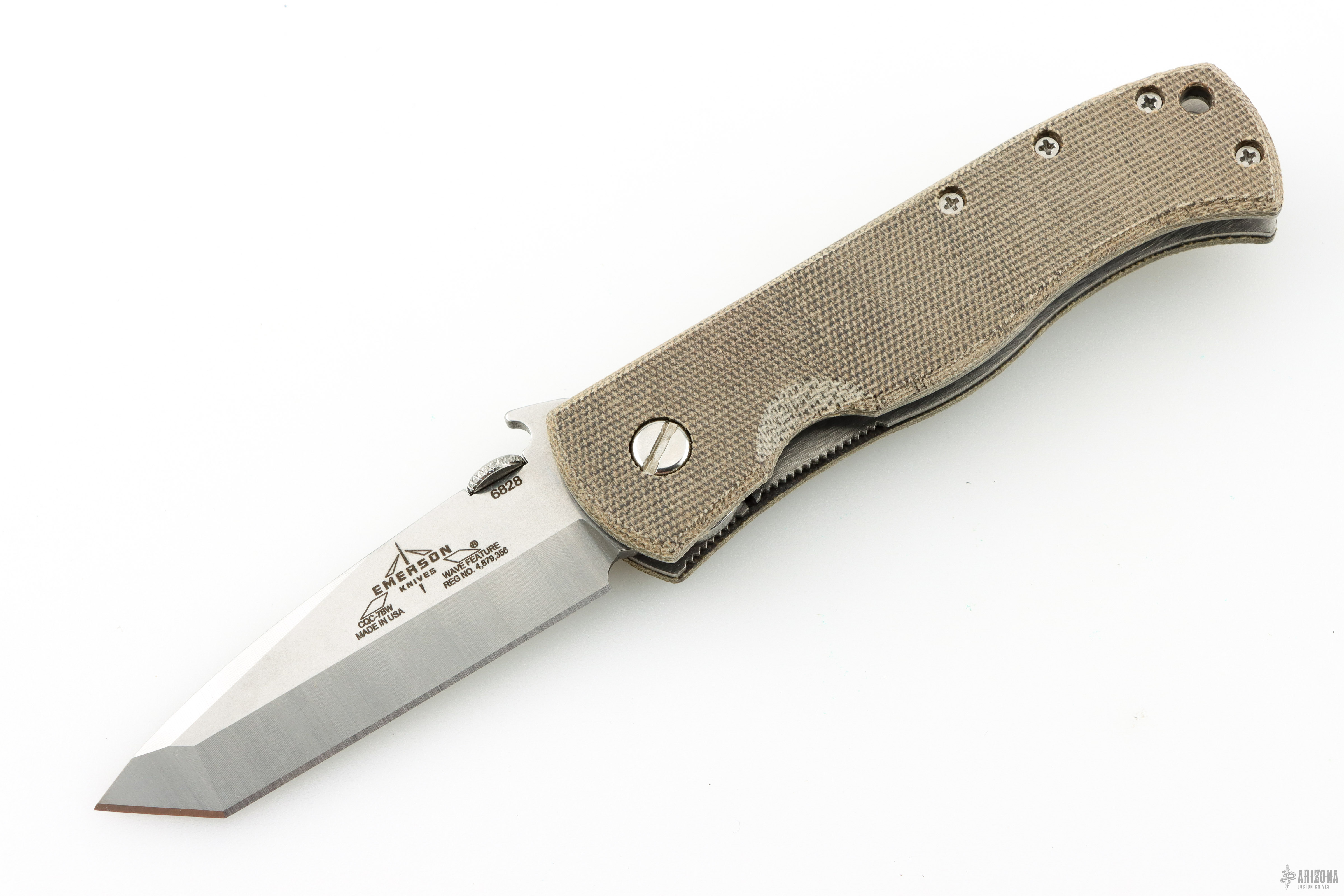 CQC-7BW-SF Micarta - Arizona Custom Knives