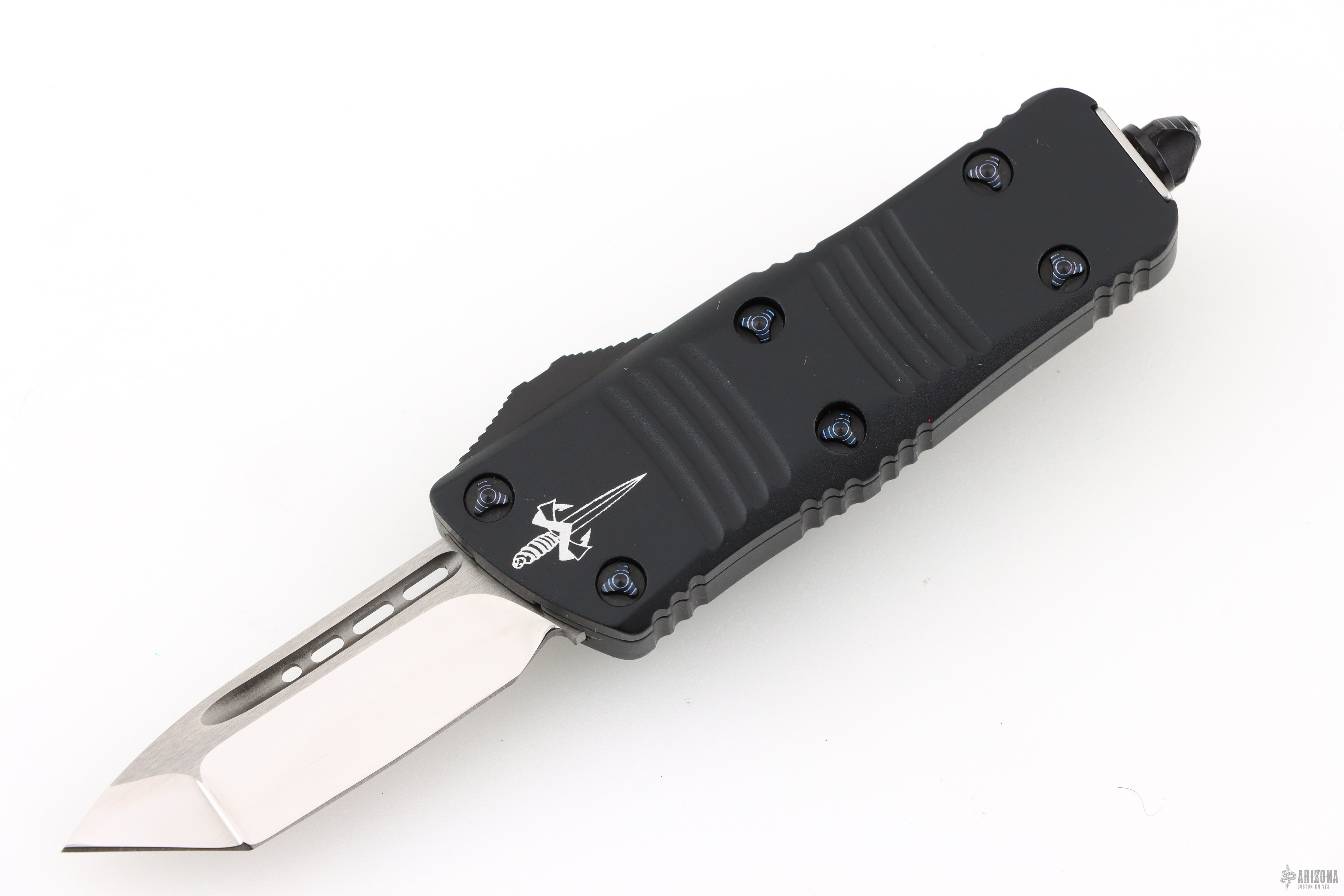 Troodon Mini - Tanto Edge Mirror Polish Blue Ringed Ti HW - Prototype ...