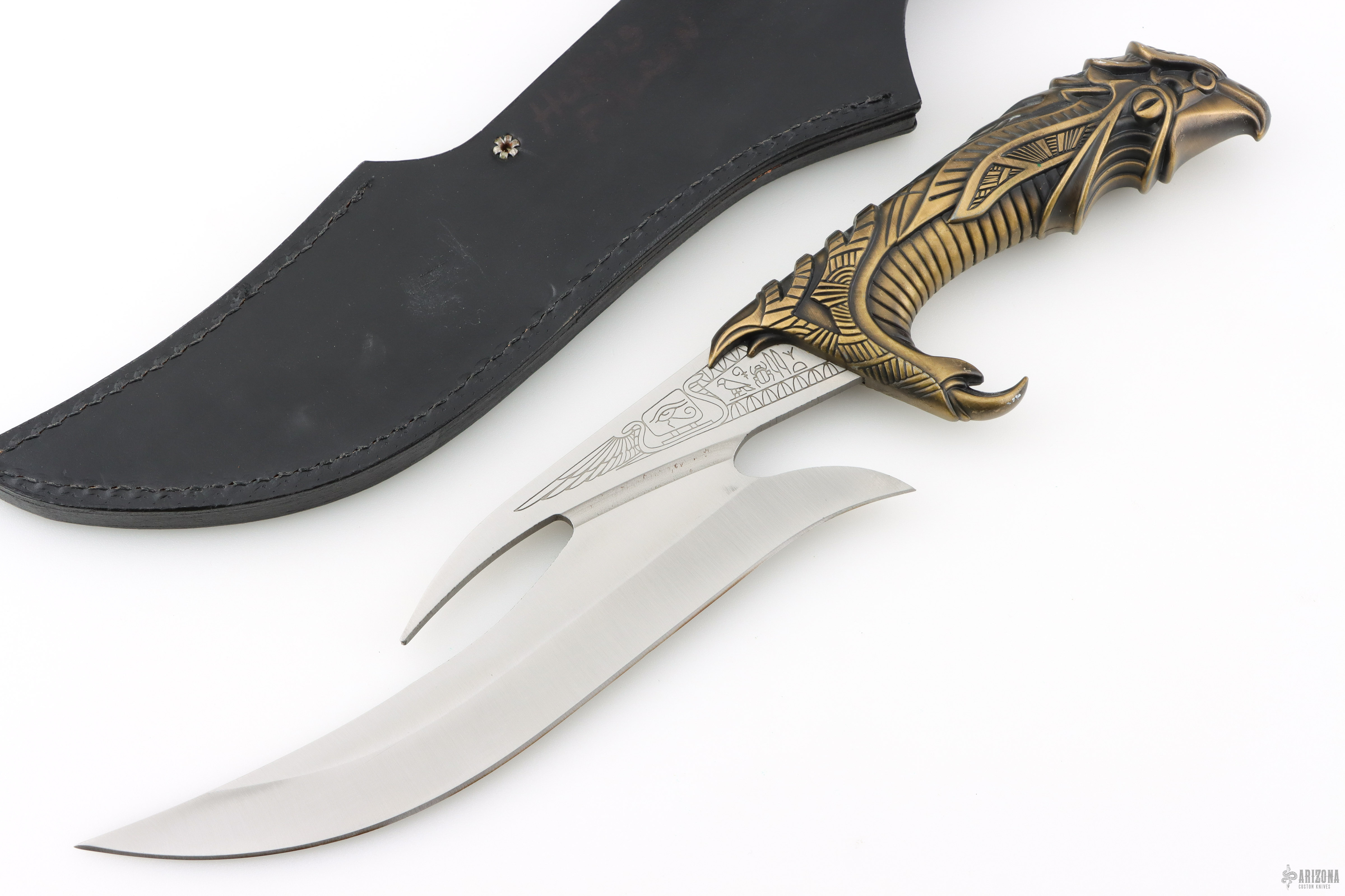 UC1229 Egyptian Falcon Knife - Arizona Custom Knives