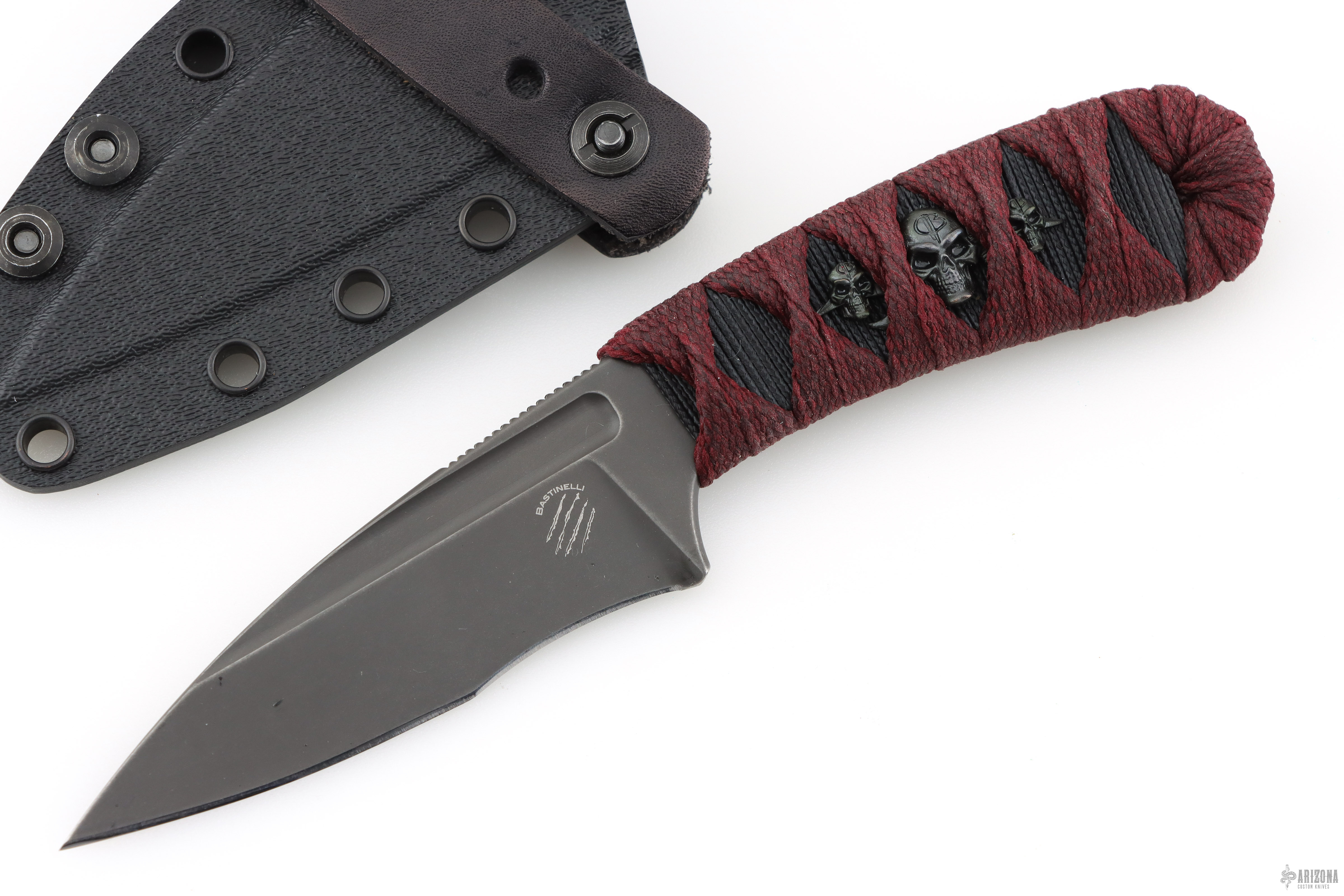Custom Sin w/ Wrap & Menukis - Arizona Custom Knives