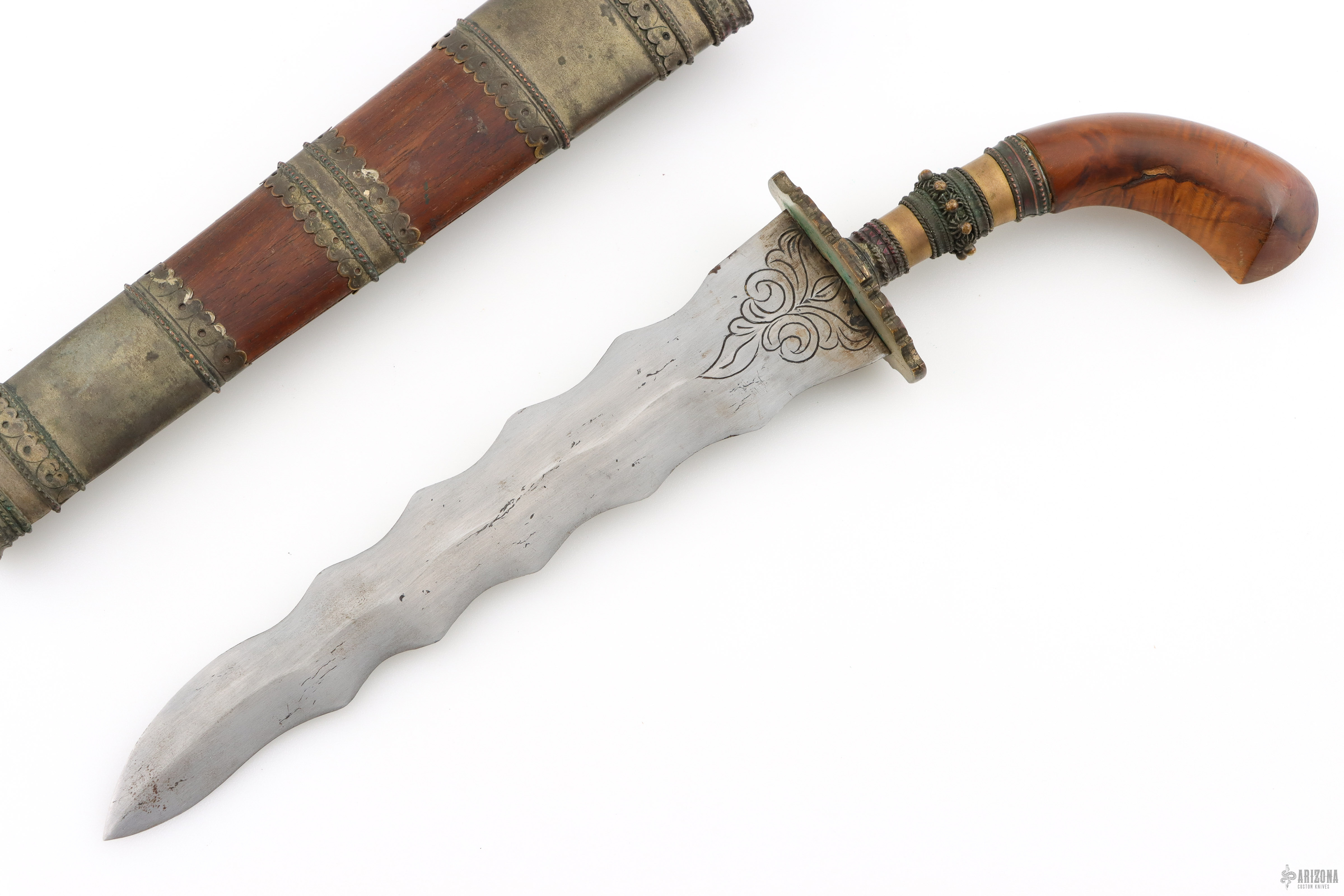 Antique Kris Dagger - Arizona Custom Knives