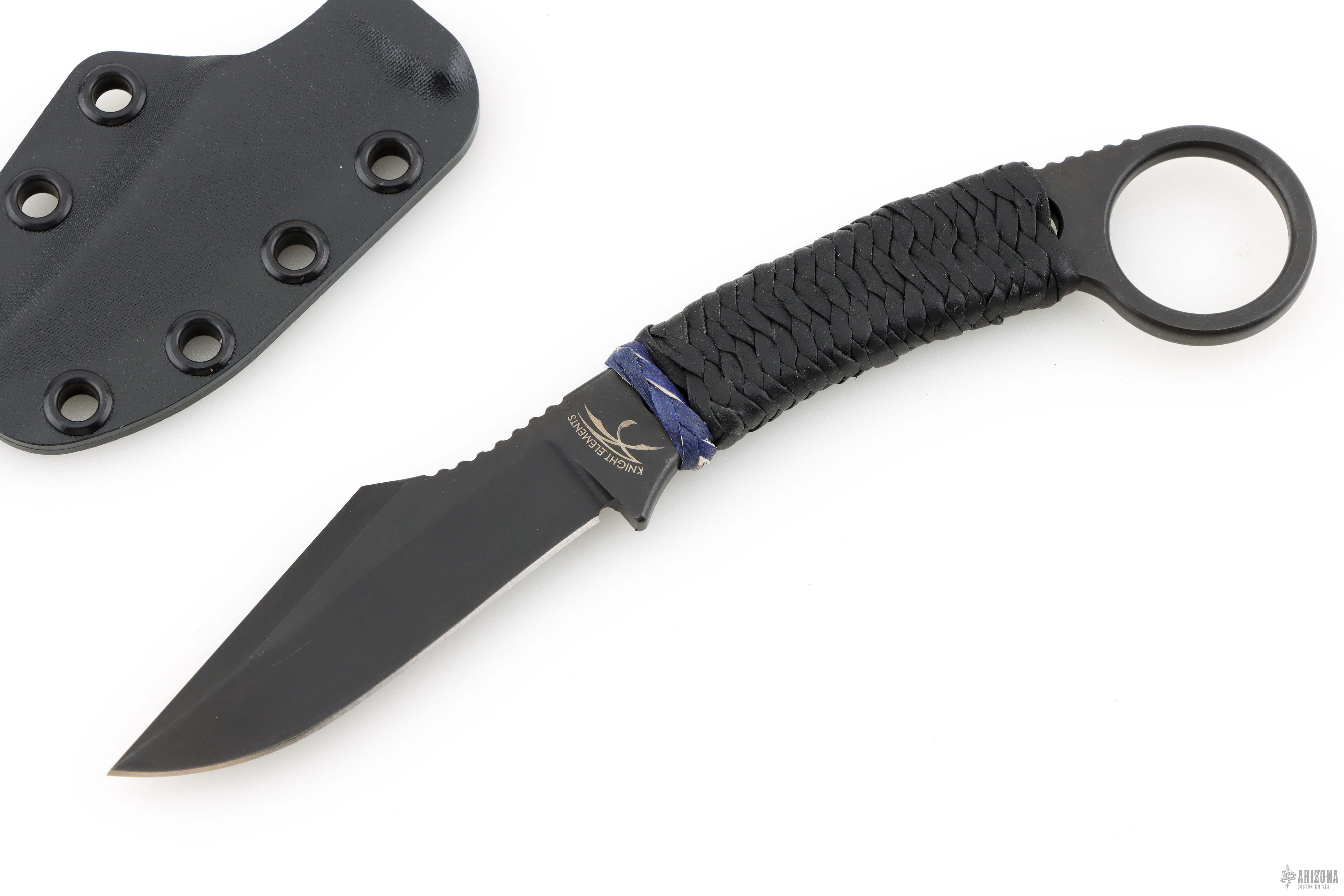 THE ELEMENT - Ish Leather Braided Handle Wrap Dark Blue Accent ...