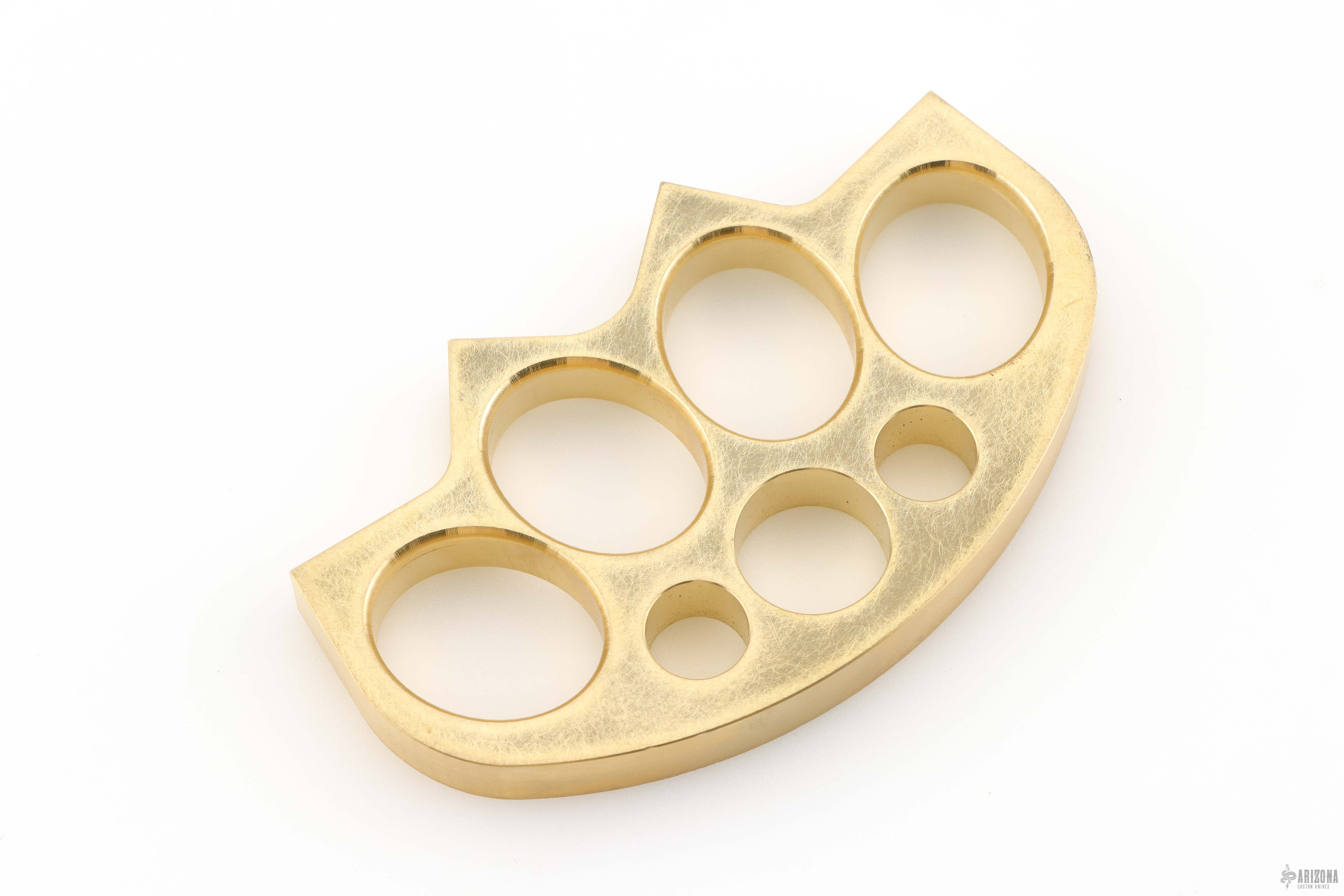 Crown Knuckles - 1/2" Brass - Arizona Custom Knives