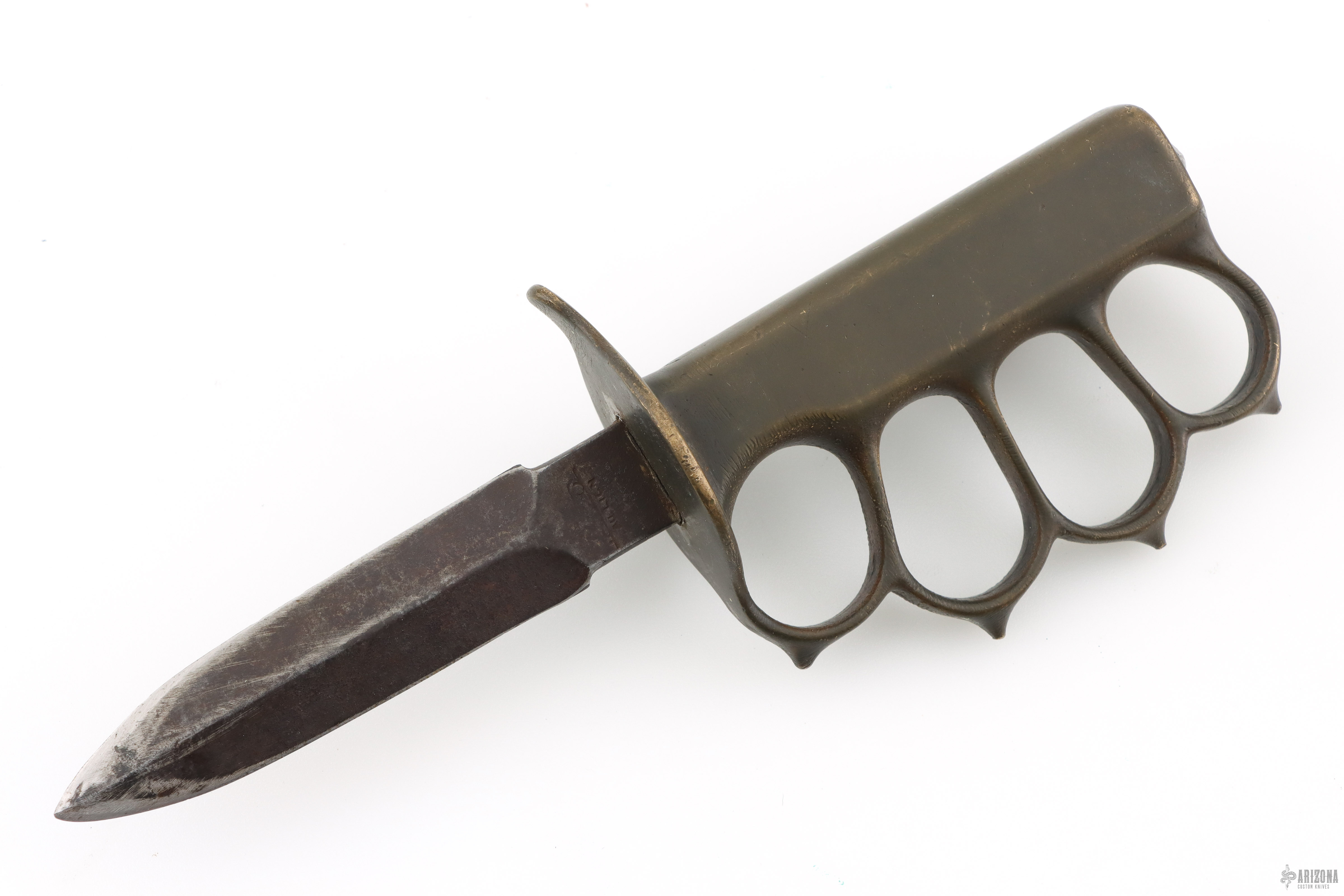 WWI US 1918 Au Lion Trench Knuckle Knife w/ LF&C Handle - Arizona ...